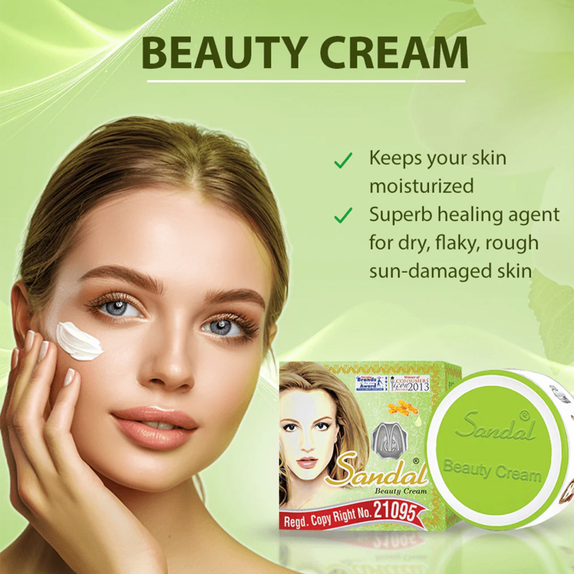 Sandal Whitening Beauty Cream, 30gm