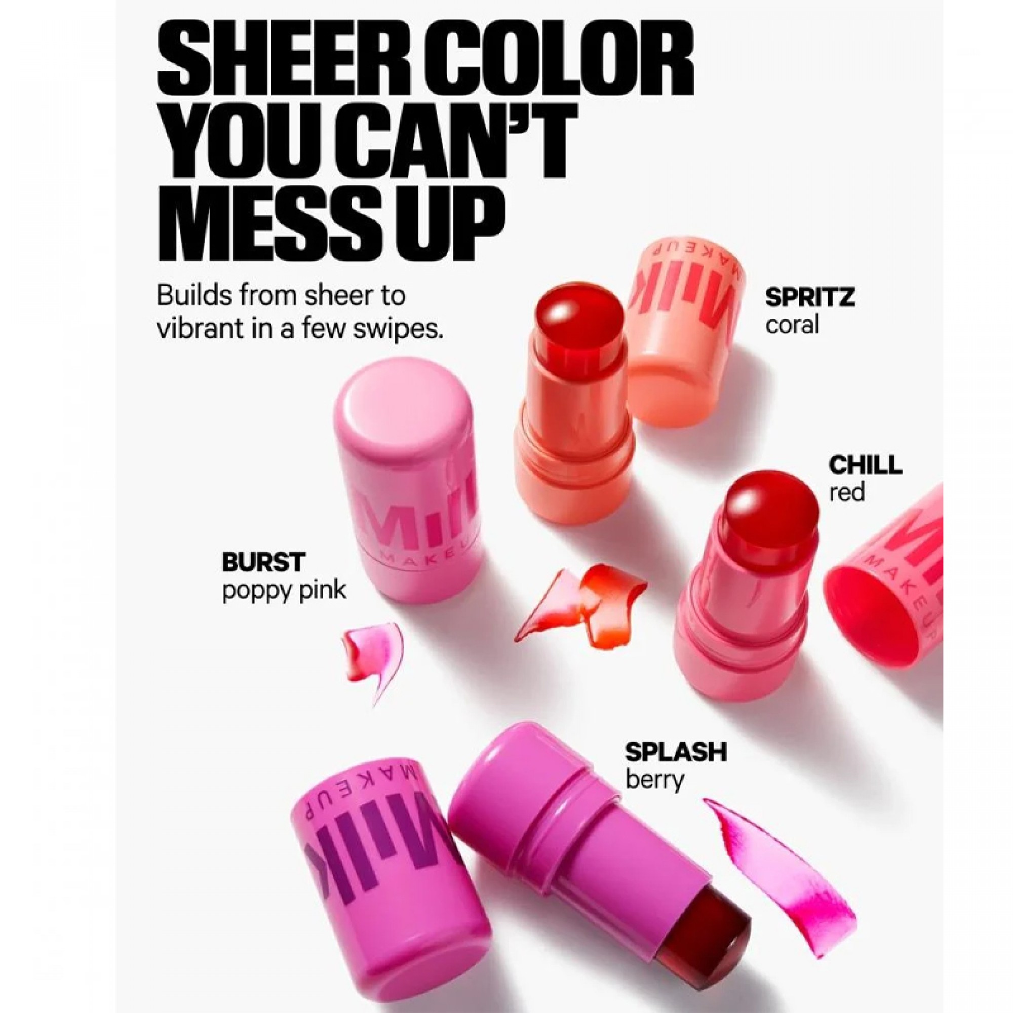 Milk Makeup Jelly Tint Blush + Lipstick BURST