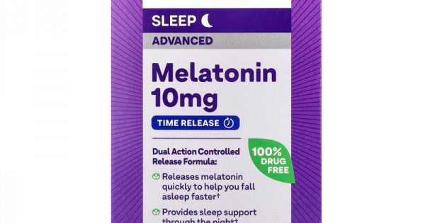 Natrol, Advanced Melatonin, Sleep, 10 mg, 100 Tablets