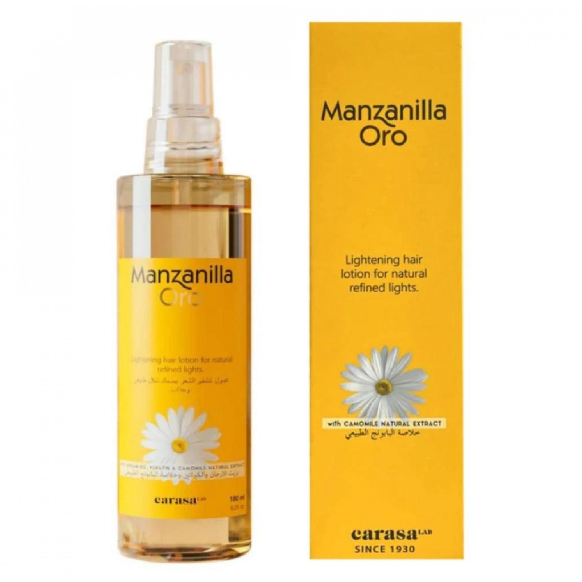 Manzanilla-oro-lightening-hair-lotion 180ml