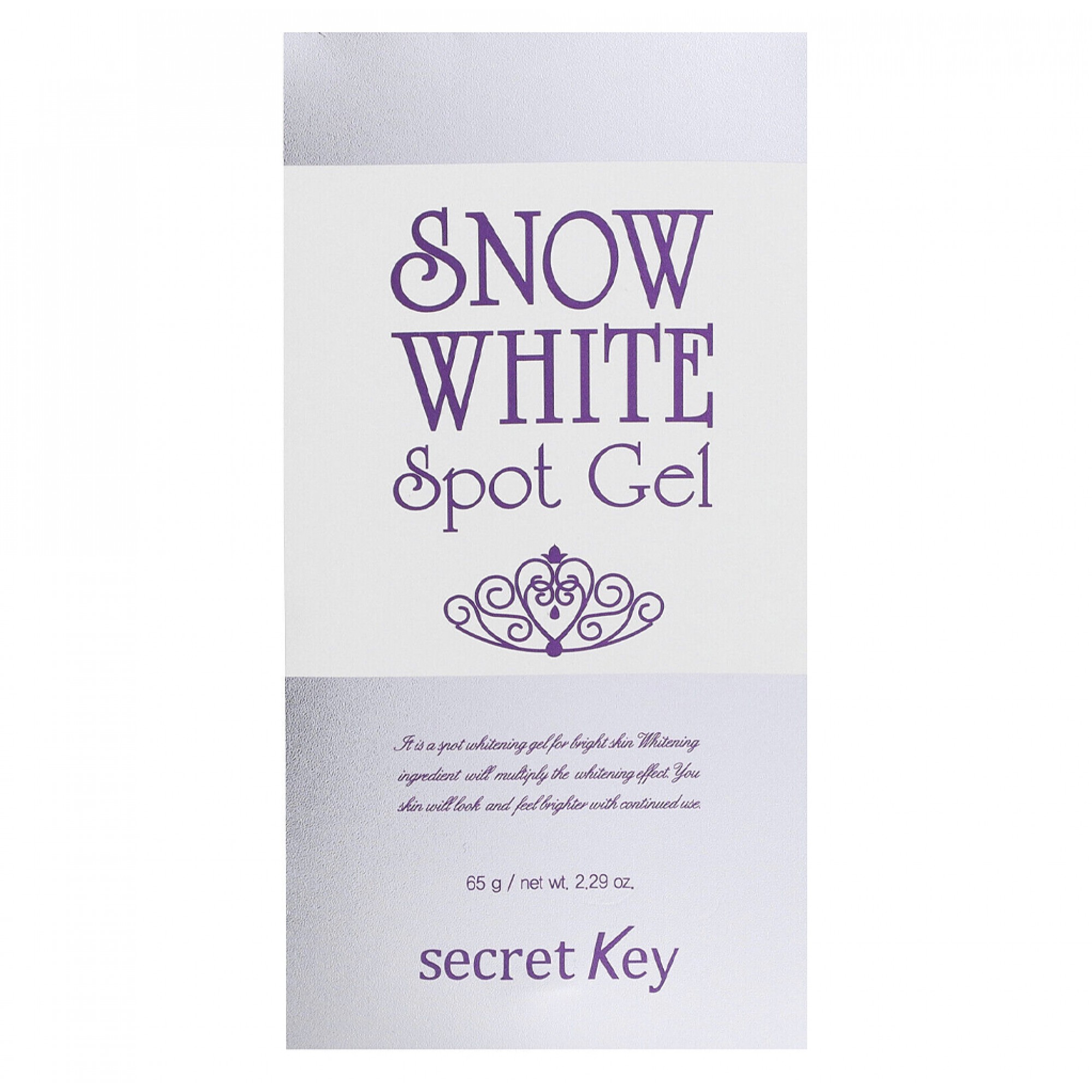Secret Key Snow White Gel for Spot Treatment, 65 ml
