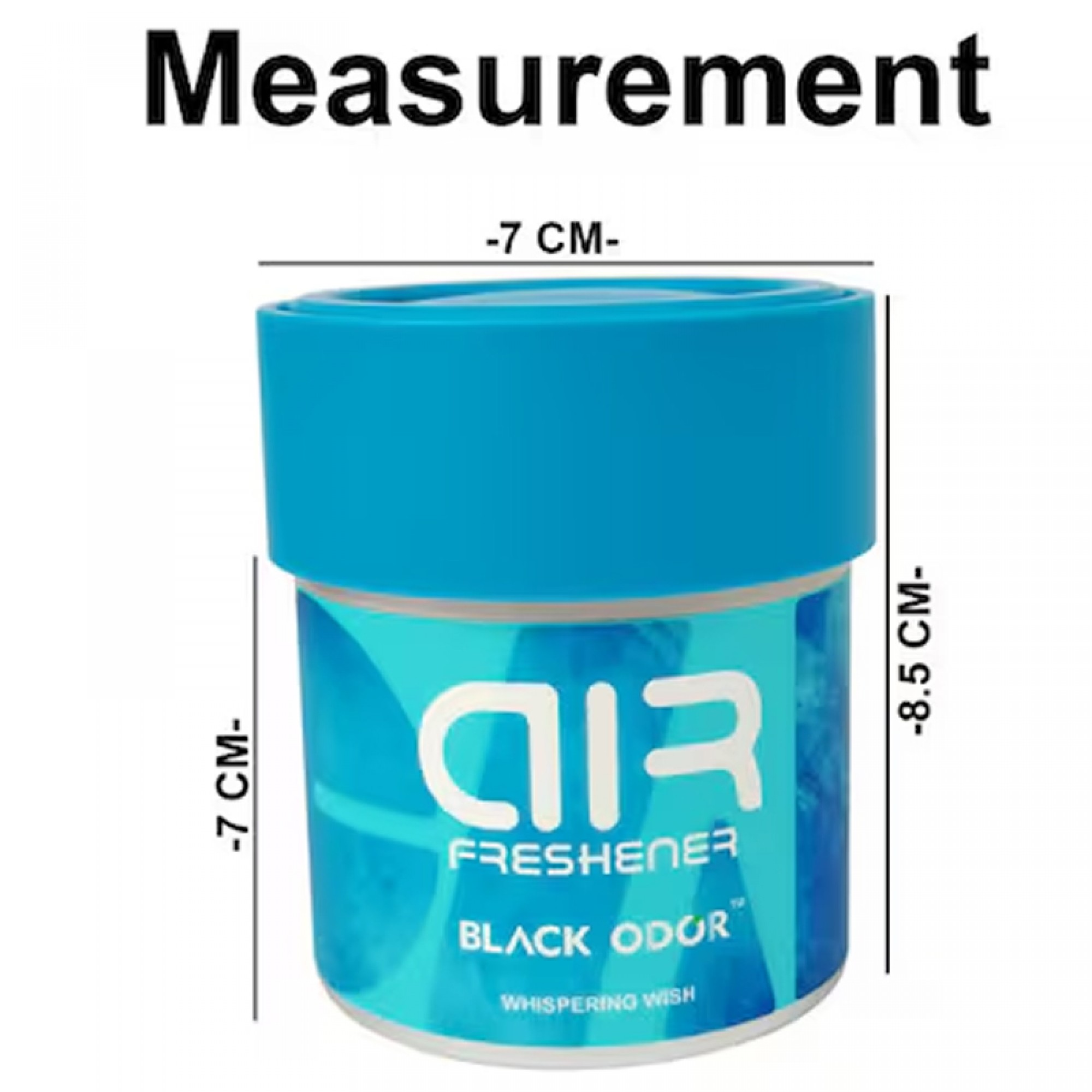 Whispering Wish Black Odor Car Air Freshener - Long-Lasting Scent for ...