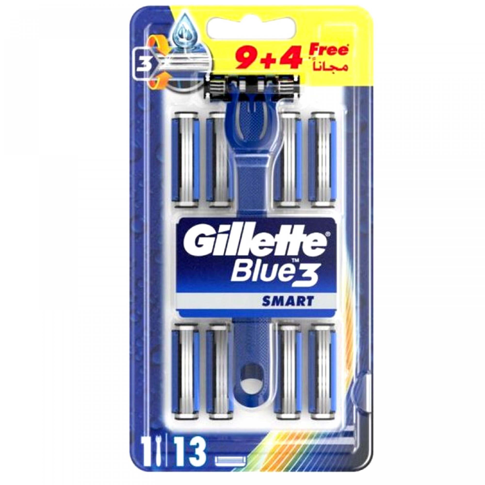 Gillette Blue 3 Smart Razor 9+4