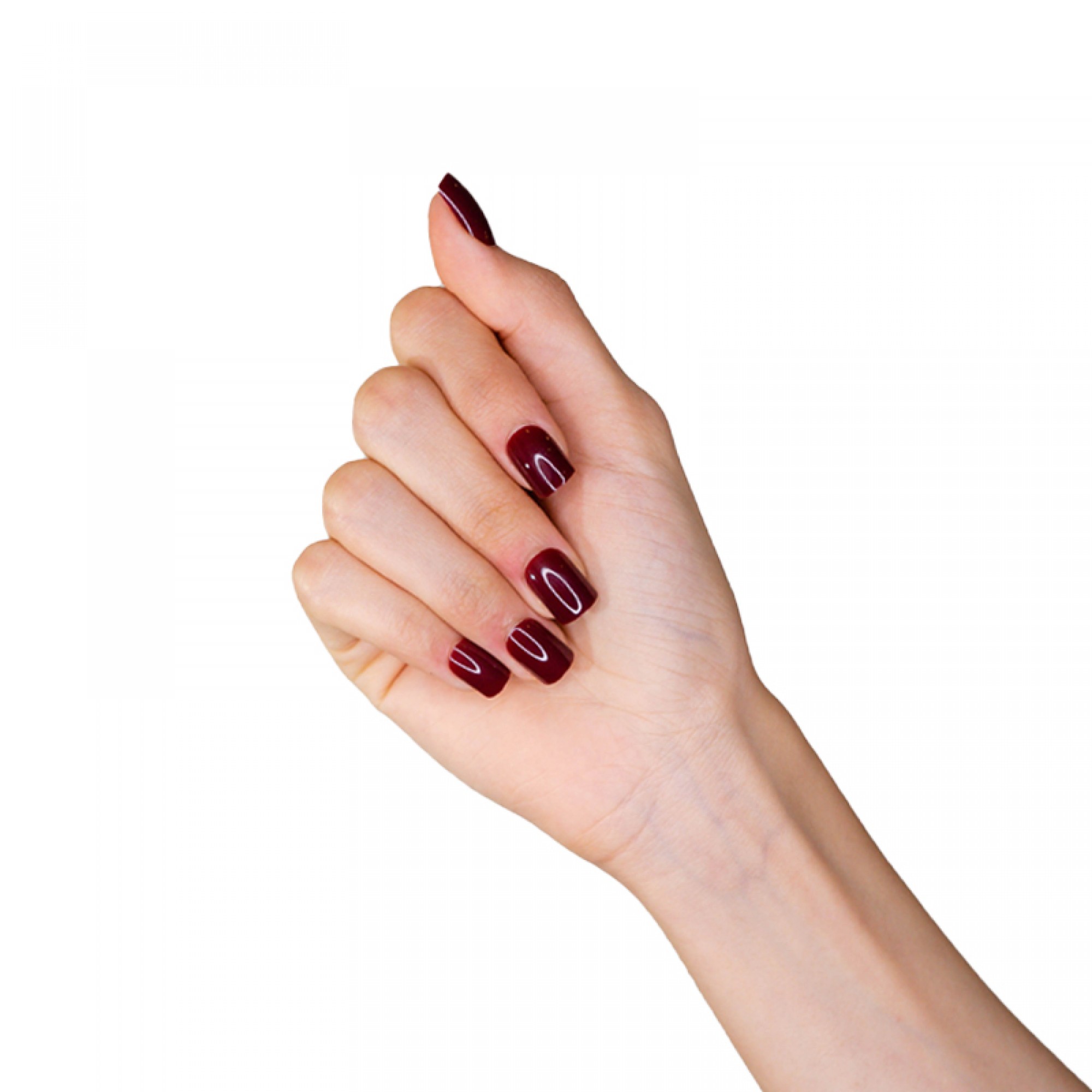 Loca Small Nails #N3 Natural Shape Brown Color