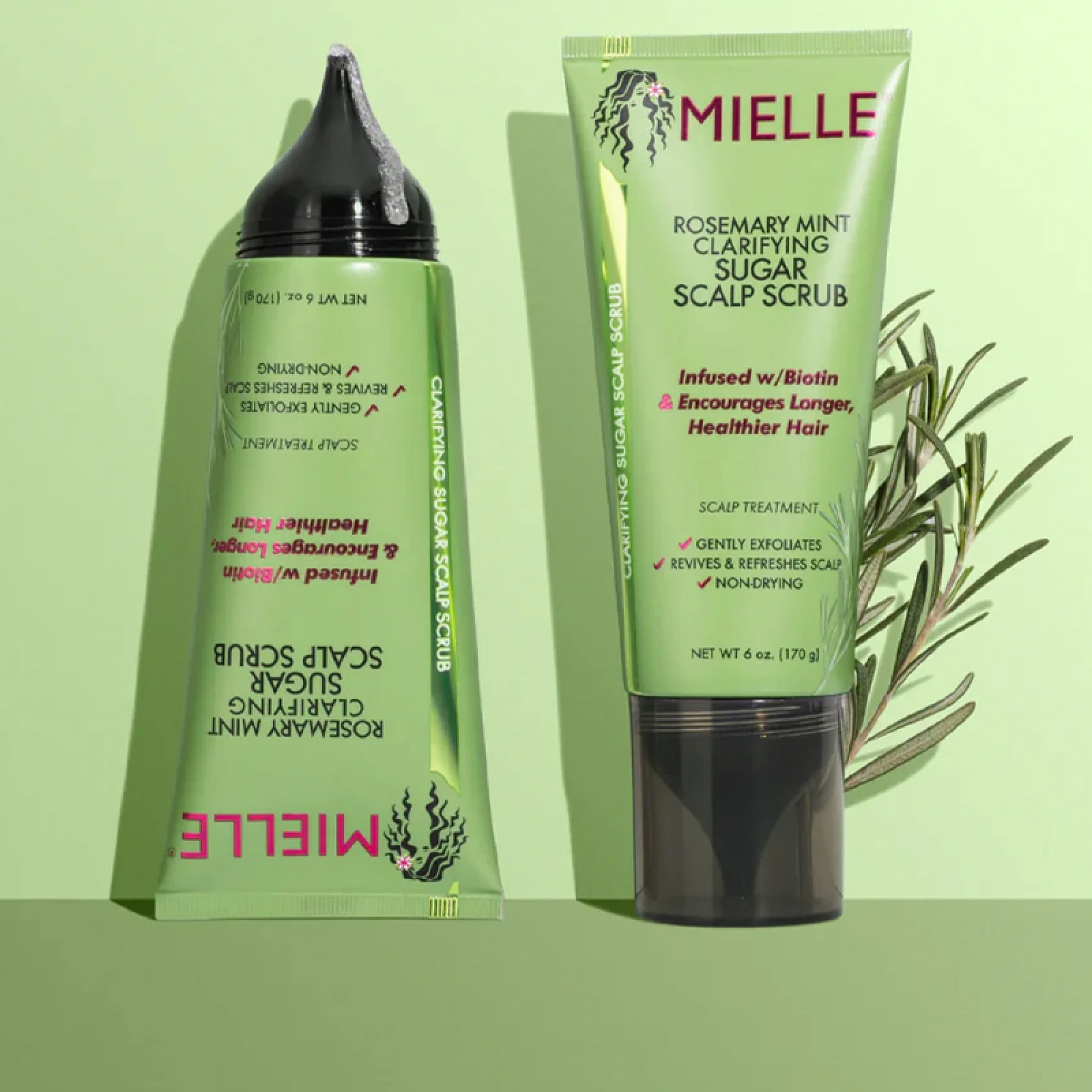 Mielle Rosemary & Mint Purifying Sugar Scalp Scrub - 170g