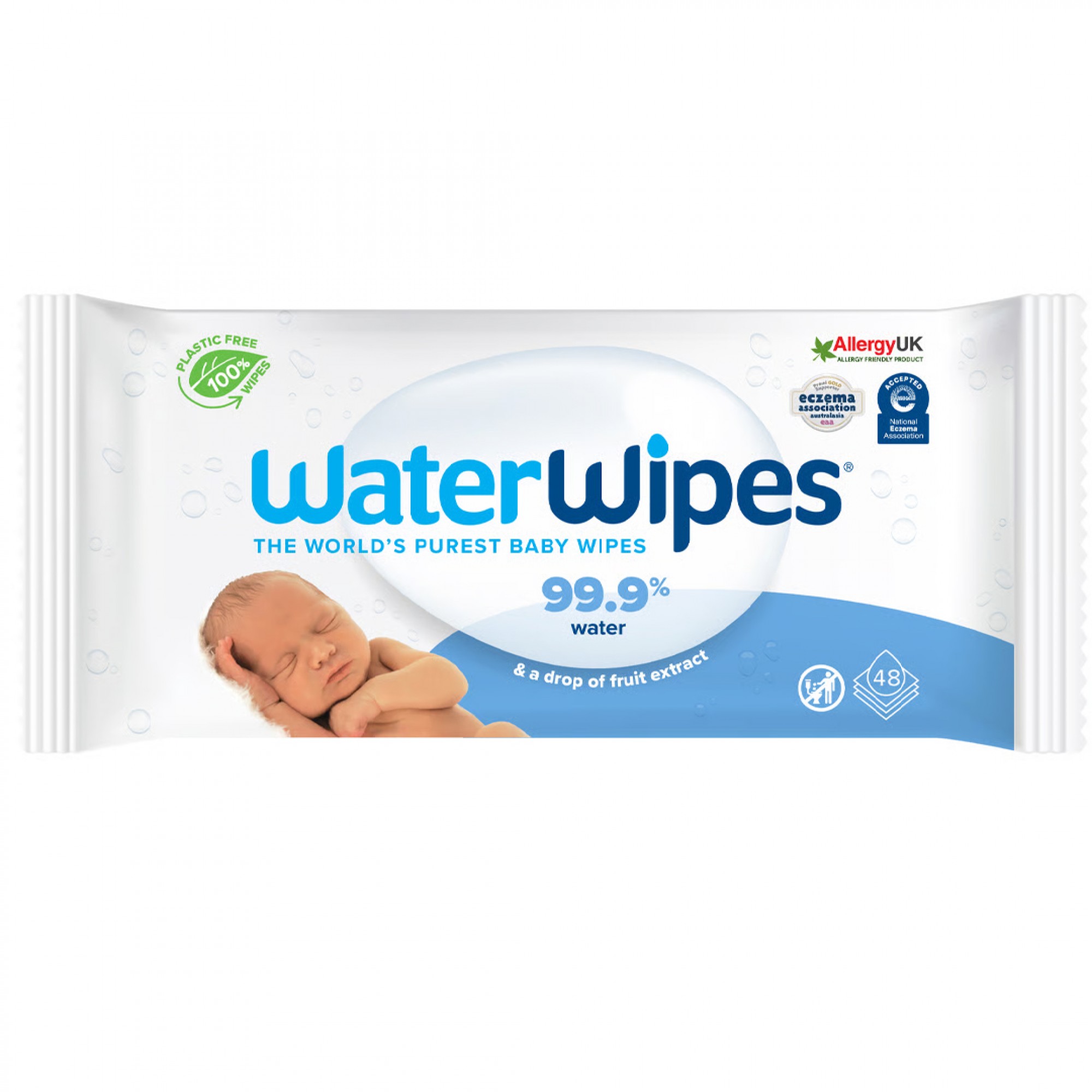 WaterWipes Water Wipes Baby Wipes 60 Wipes