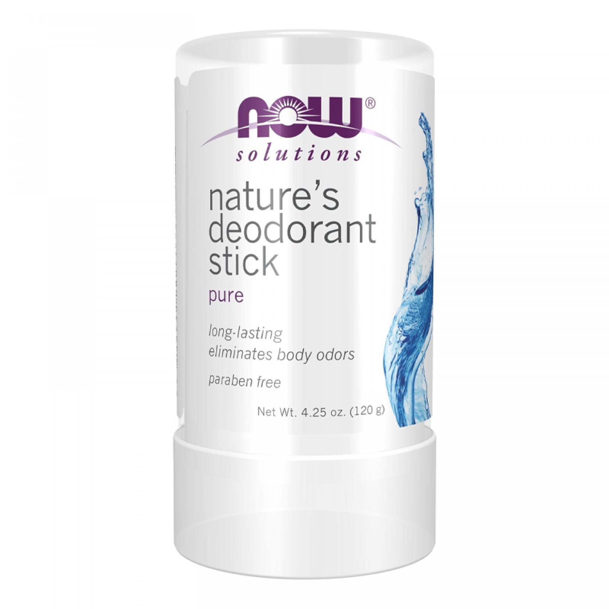 Now Solutions Natures Deodorant Stick - 120g