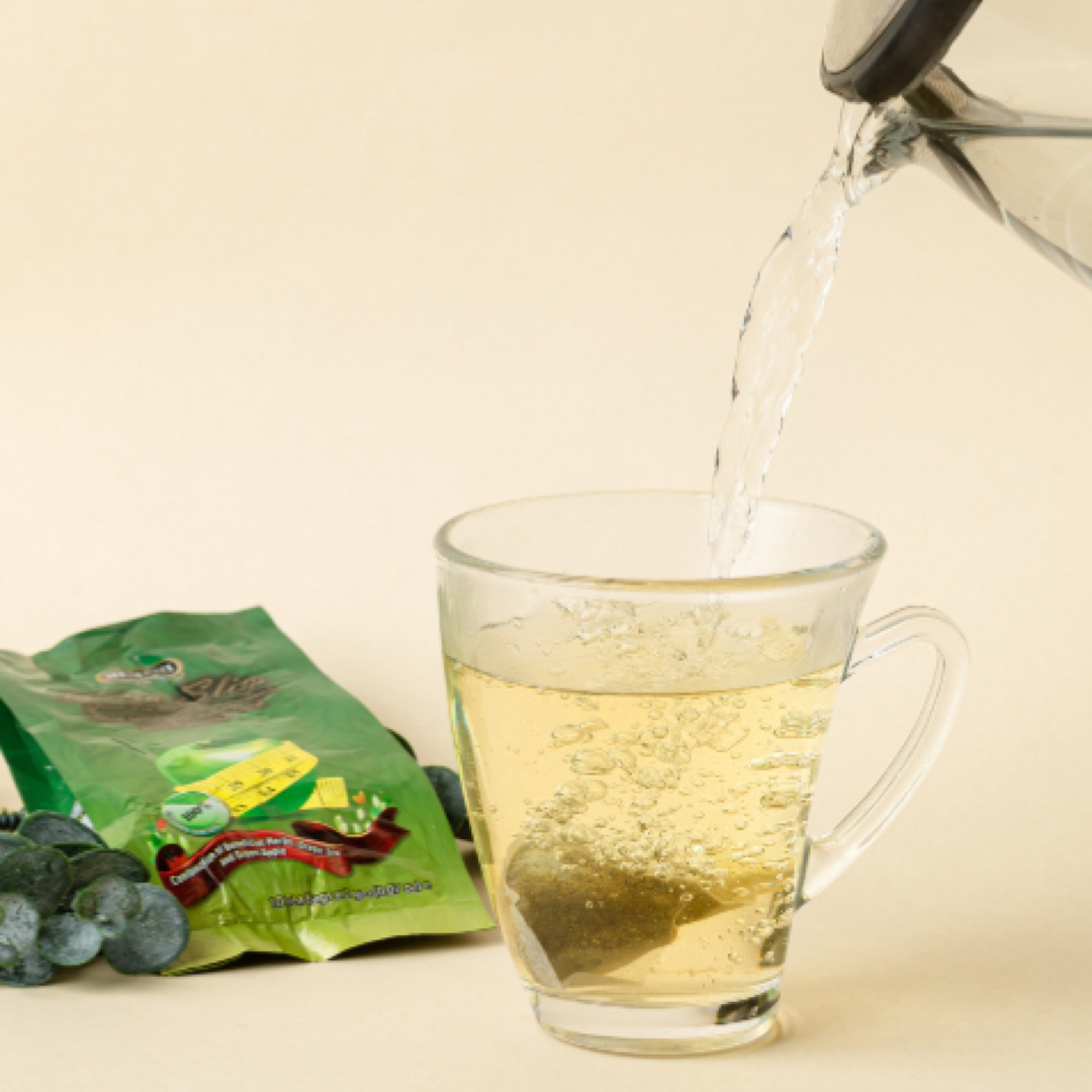 HEMANI- Ultra Slim Green Slimming Tea with Green Apple, 10 Bags