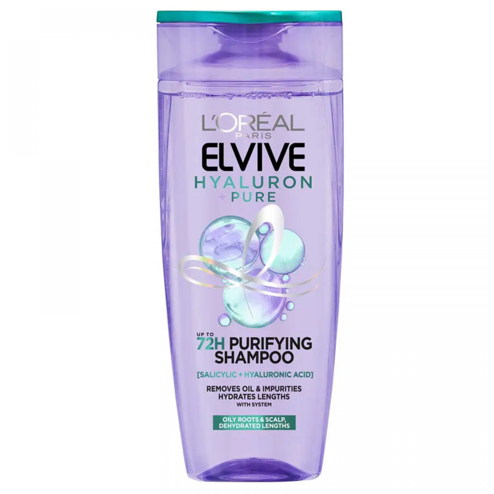 L'Oreal Paris Elvive Hyaluron Pure Purifying Scalp Shampoo, 400 ml