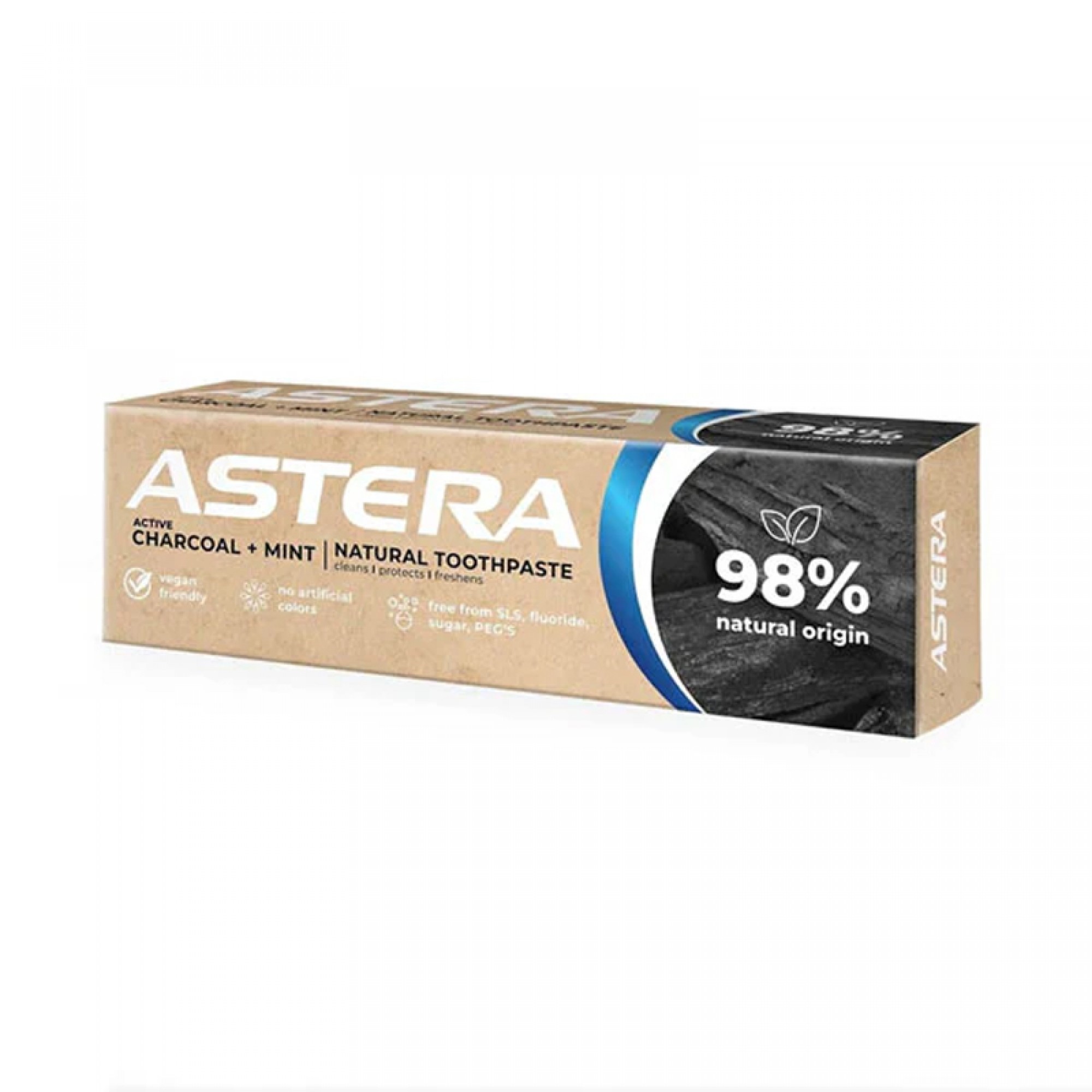Astra Natural Charcoal & Mint Toothpaste - 75ml
