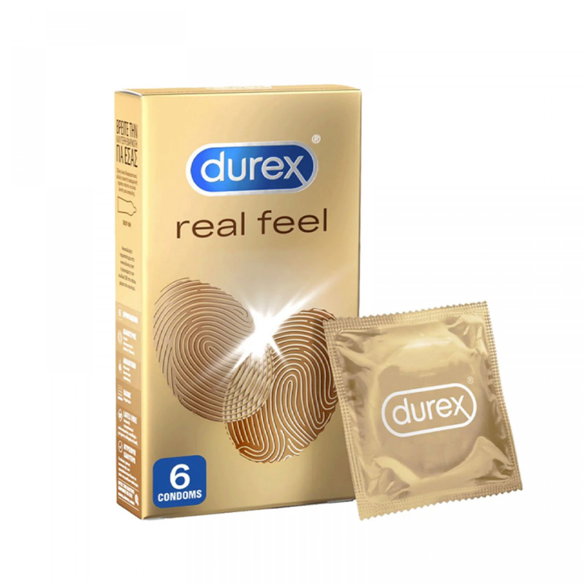 Durex Natural Feeling Condoms, 6 Pieces