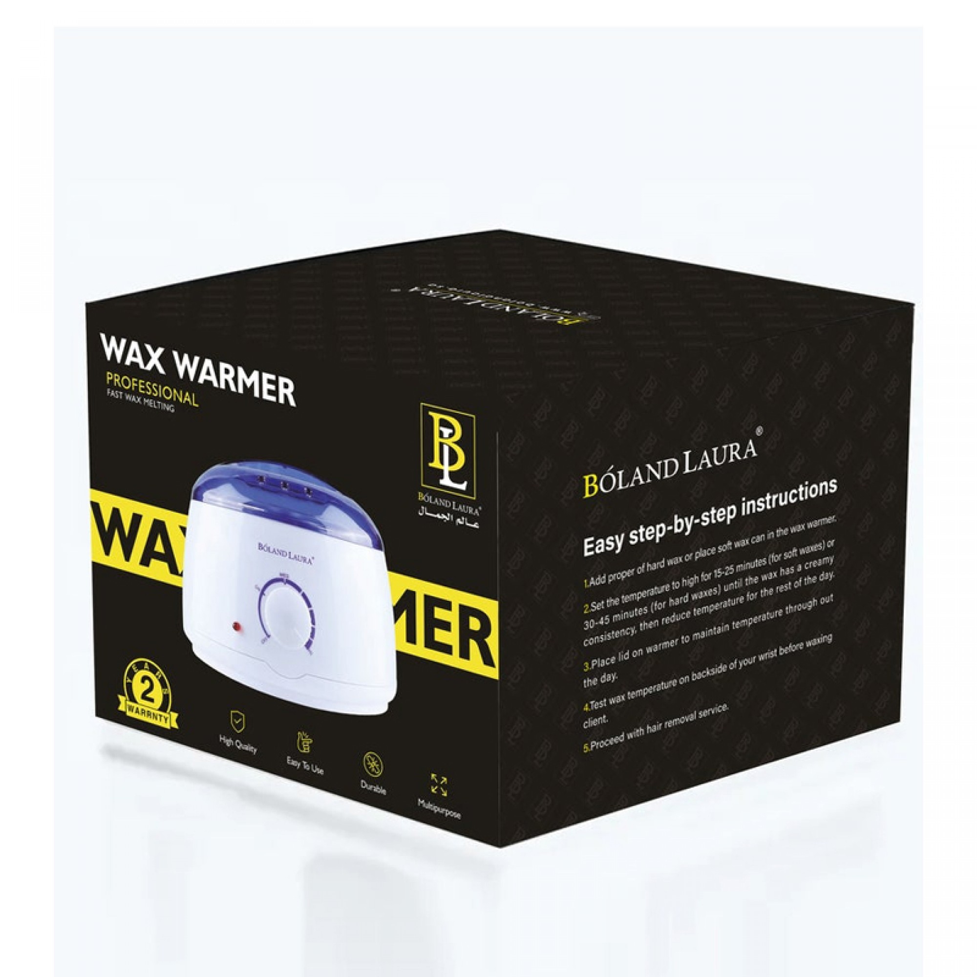 Boland Laura Hair Removal Set: Wax Heater + 300 grams of Wax + 20 ...