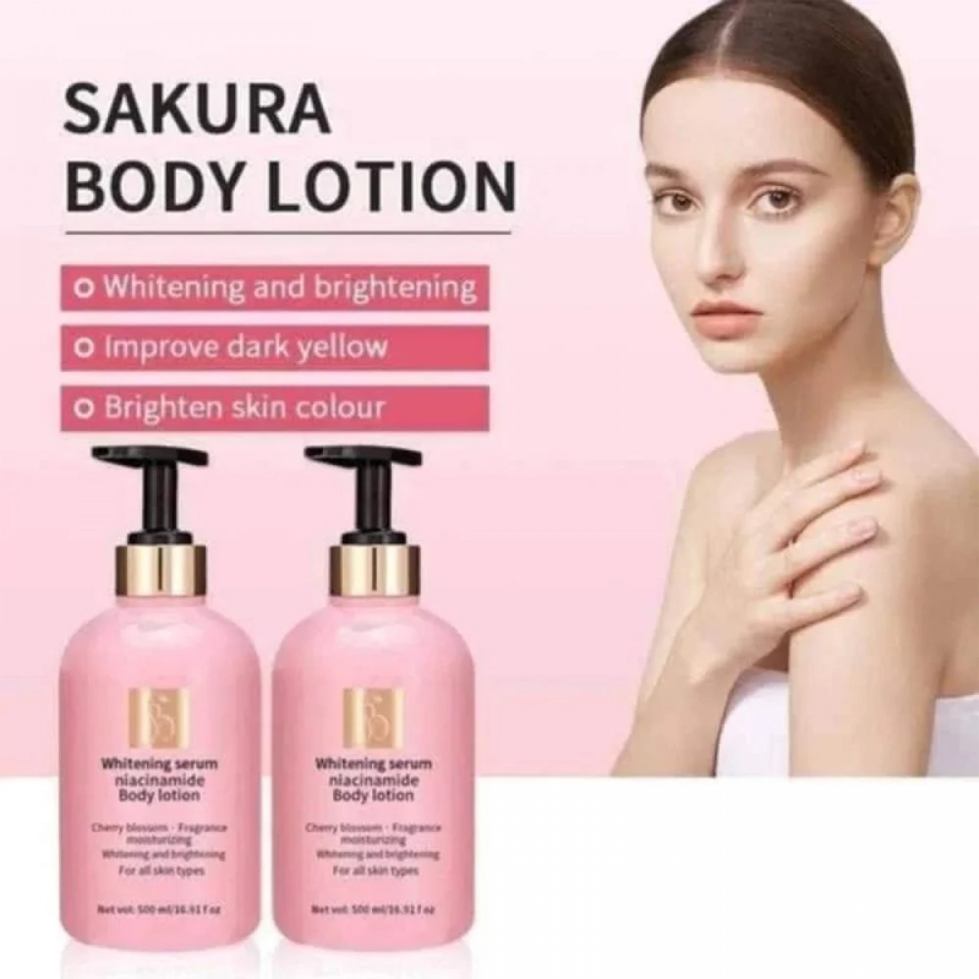 Sakura Niacinamide Body Lotion 500ml