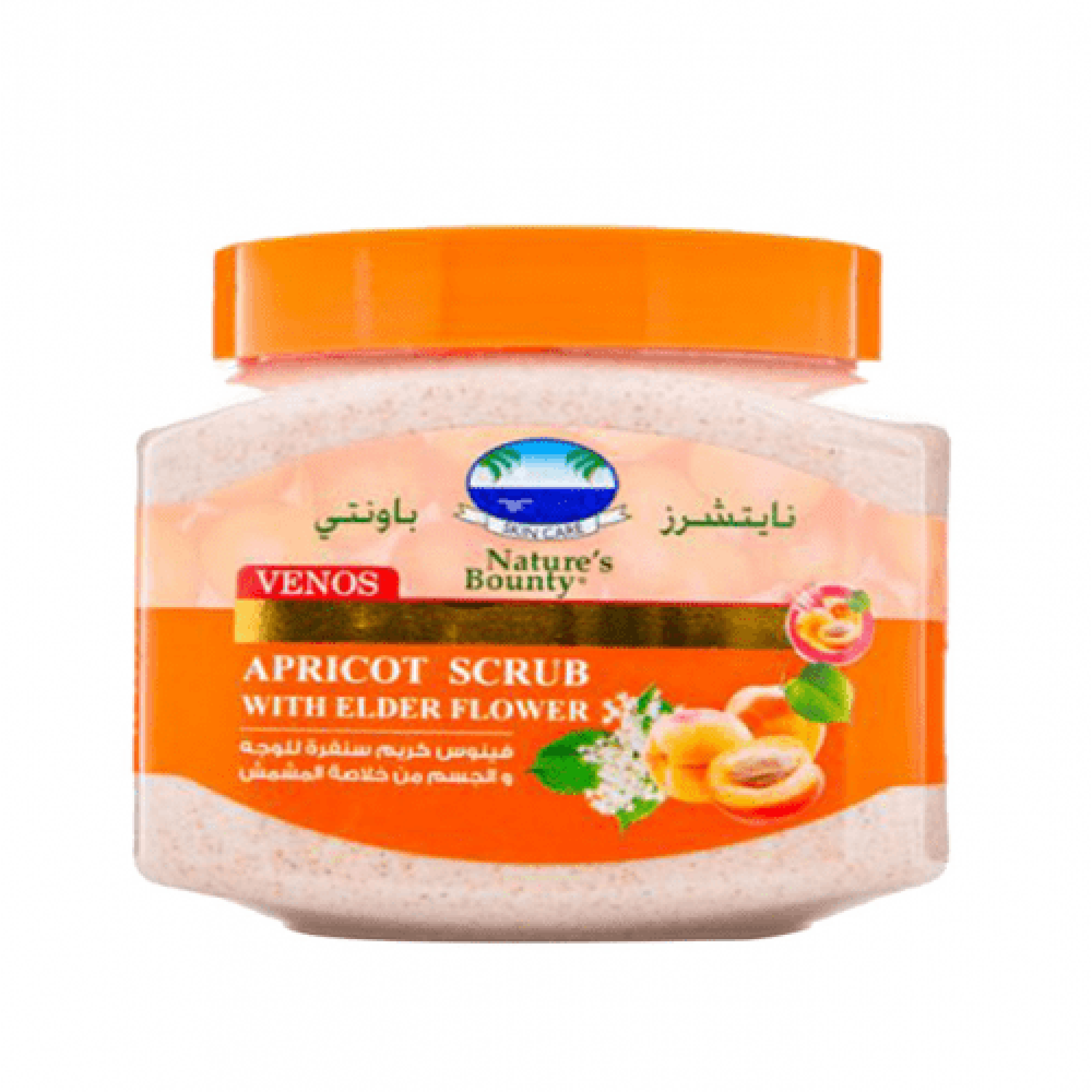 Natures Bounty Cream Apricot Scrub Face and Body- 600 g