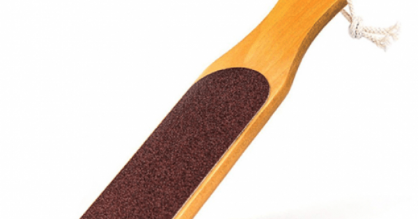 Wooden Foot File - Burgundy