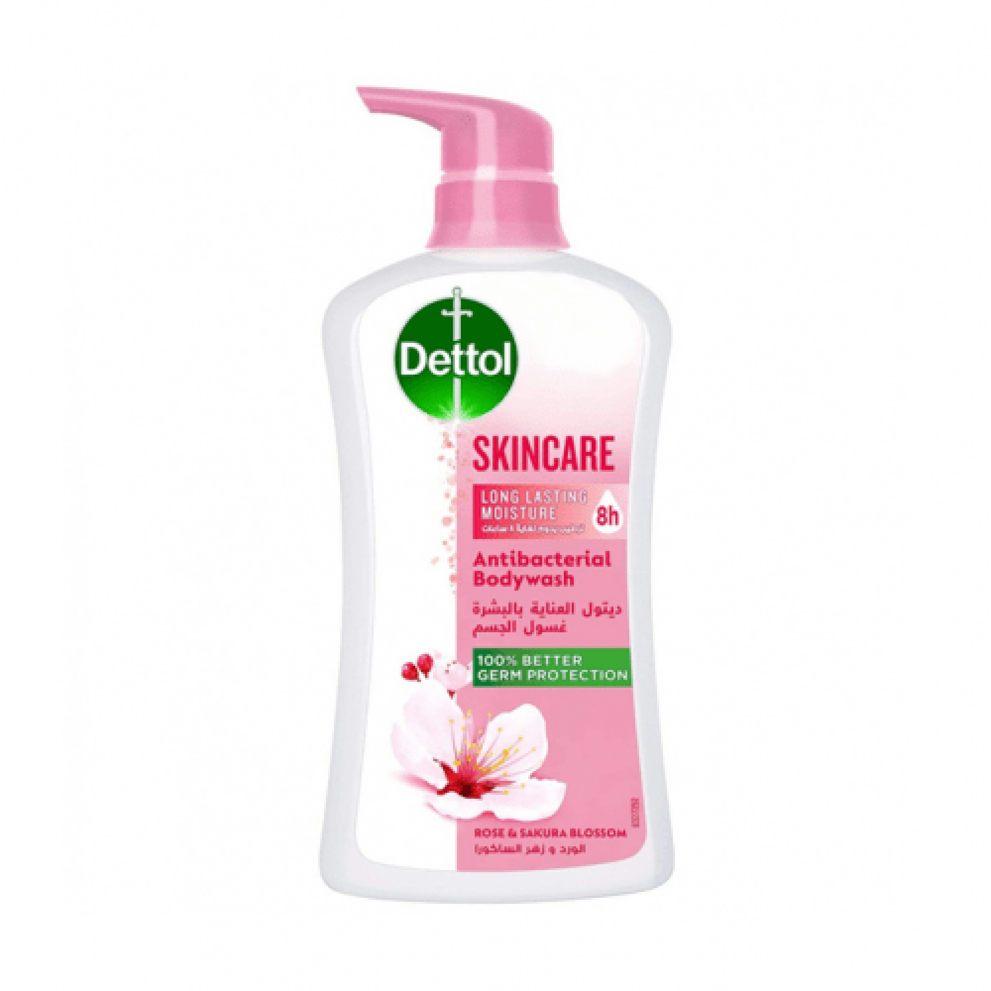 Dettol Sensitive Skin With Rose and Sakura flower Body Wash - 500ml
