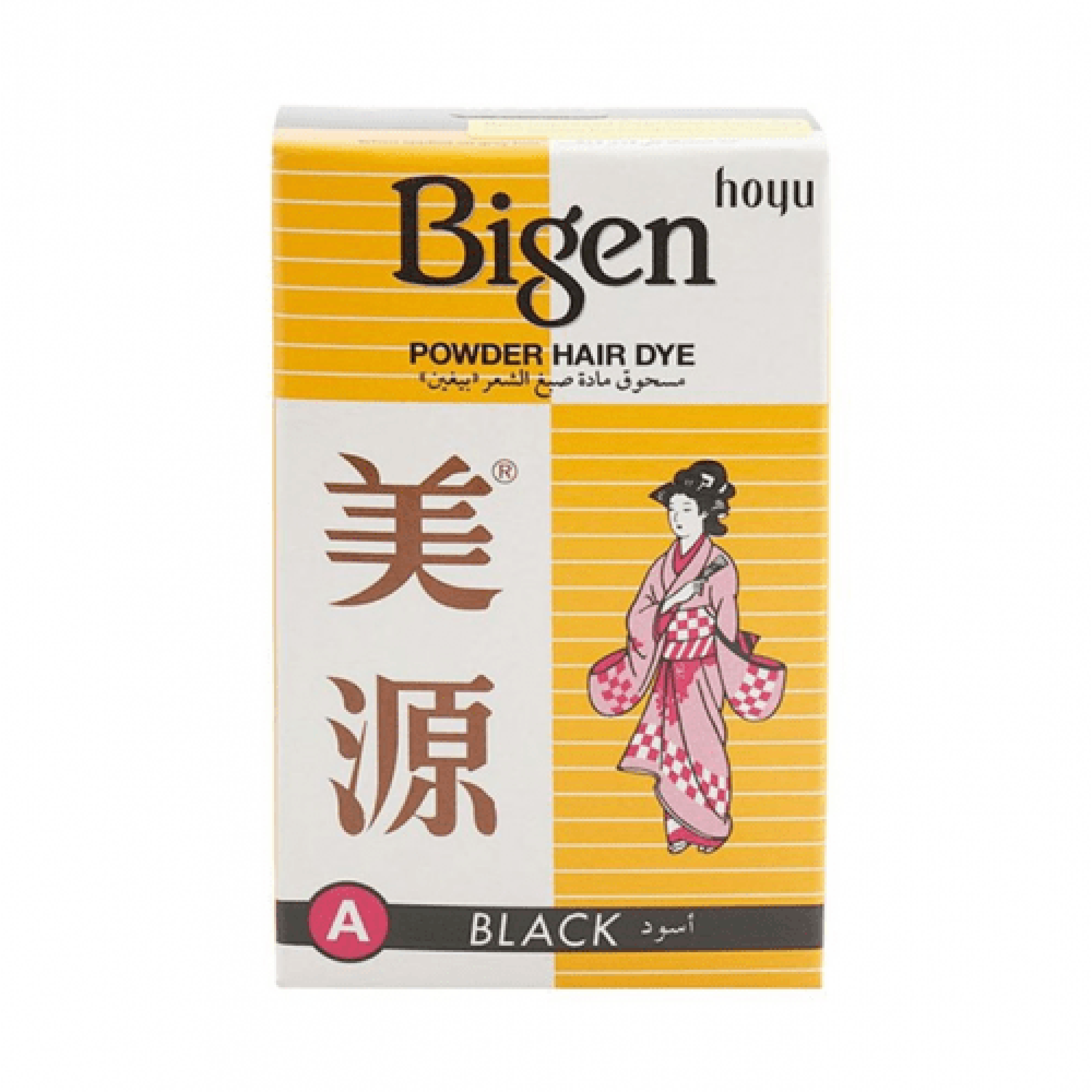 Bigen Powder Hair Dye Black - 6 gm