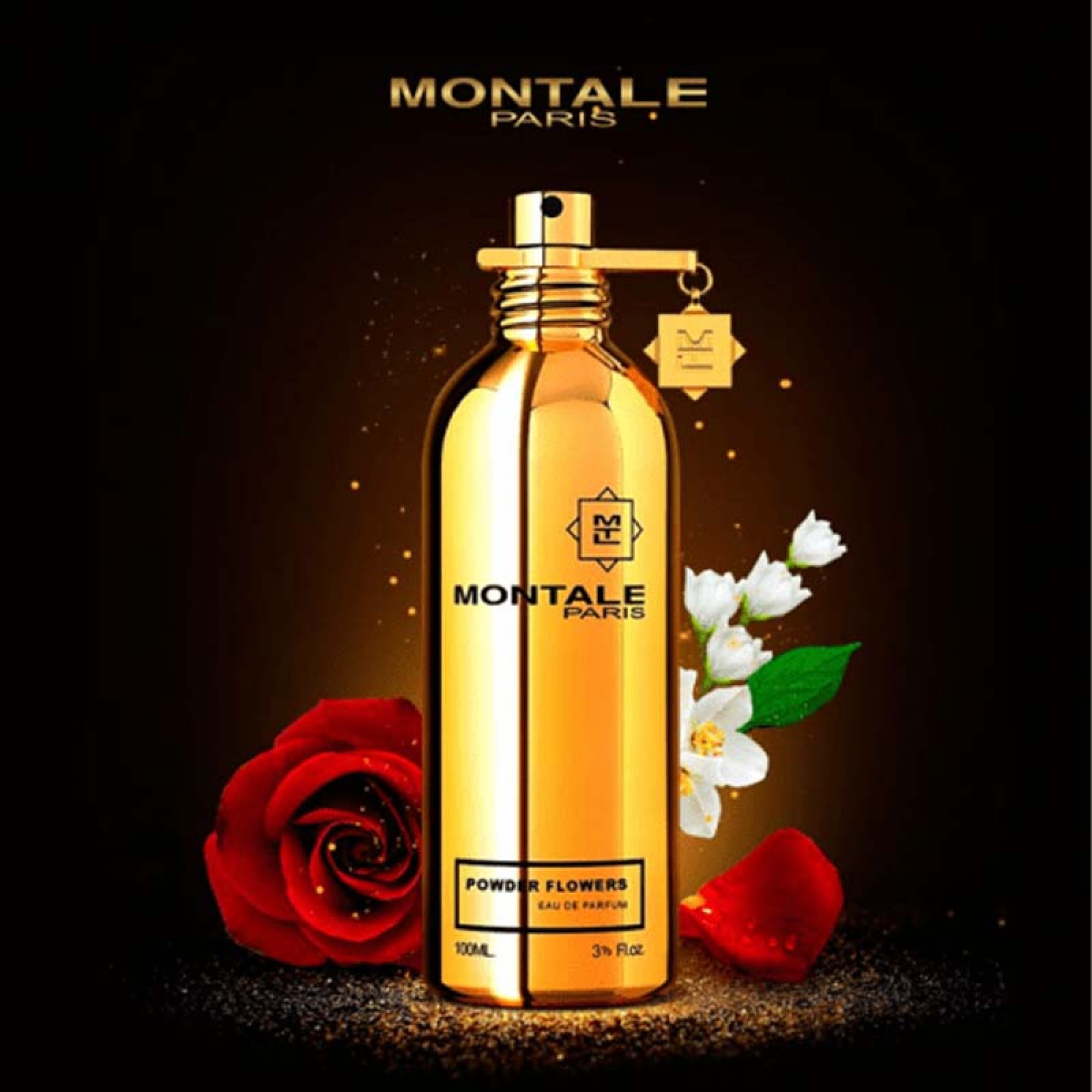Montale Paris Powder Flowers Perfume for Women - Eau de Parfum 100 ml