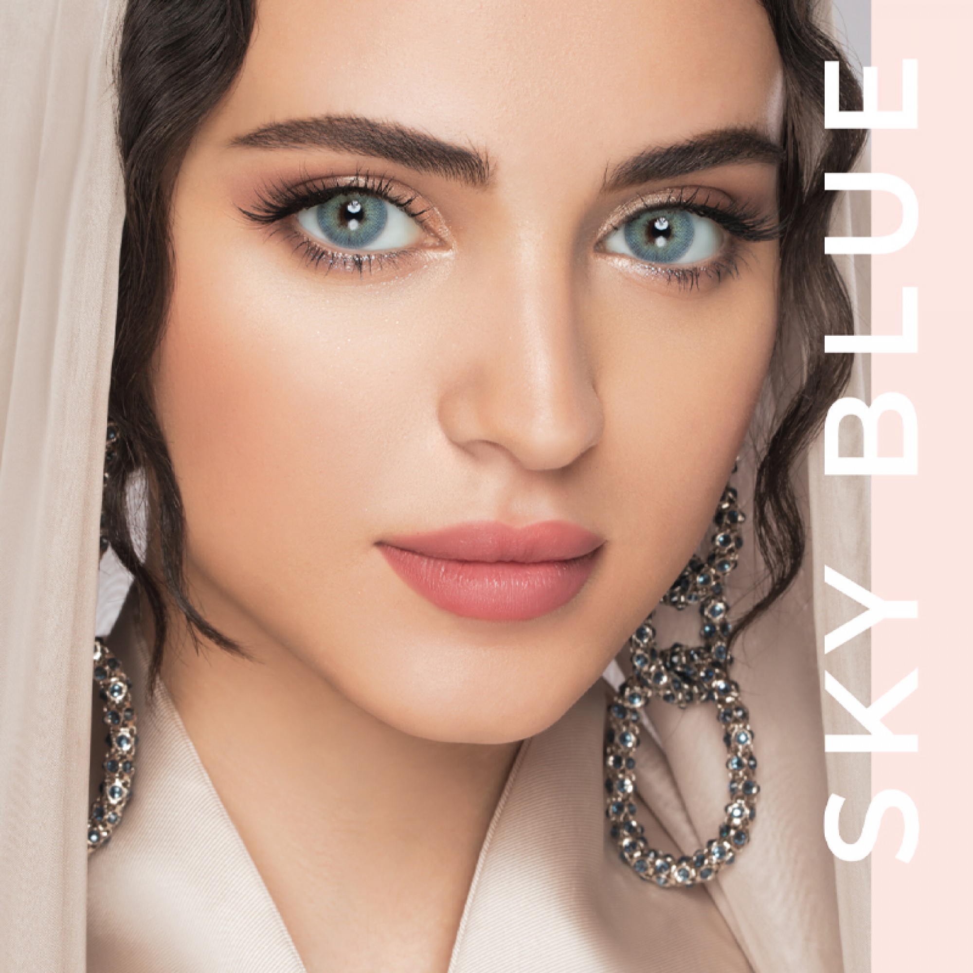 Lens Me Coloured Contact Lenses - Sky Blue