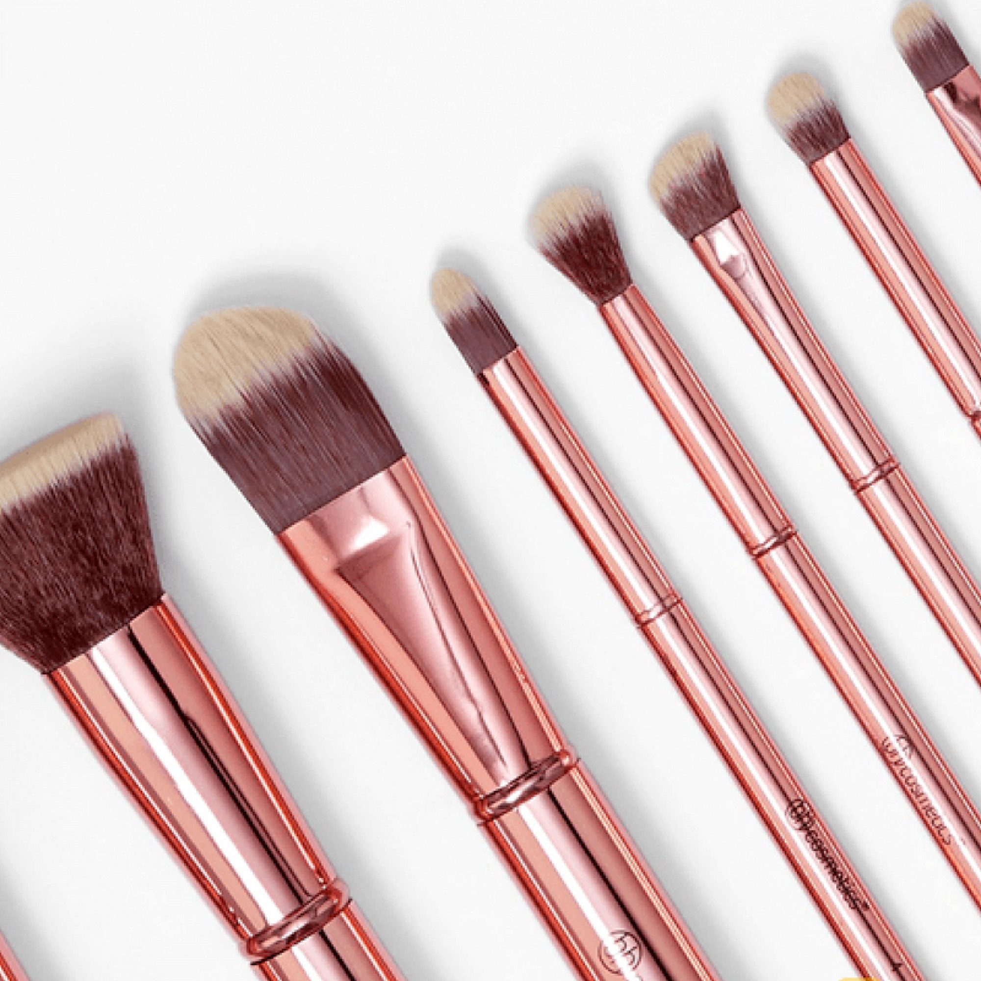 BH Cosmetics Metal Rose Brush Set - 11 Piece