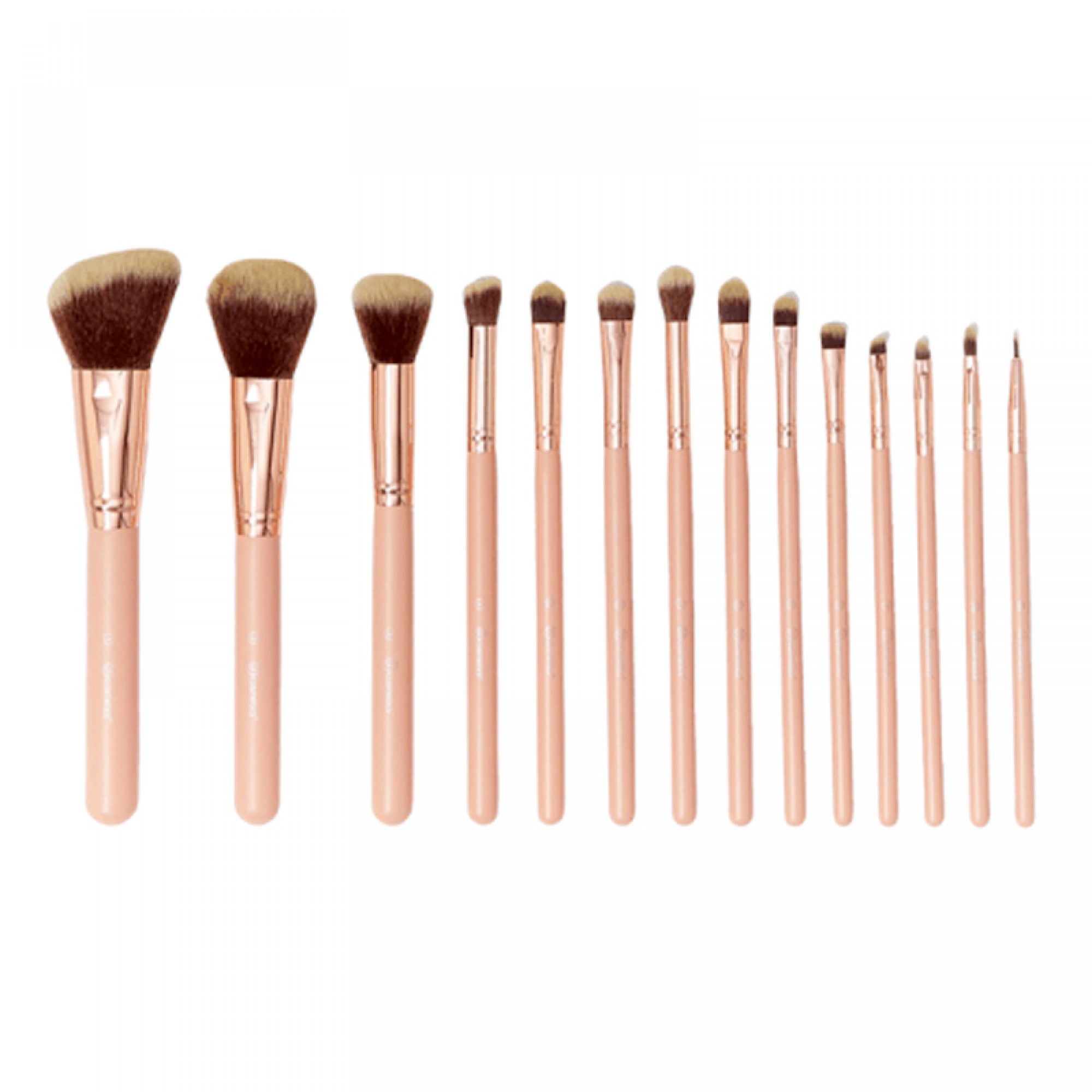 BH Cosmetics BH Chic Brush Set With Cosmetics Case - 14 Pieces