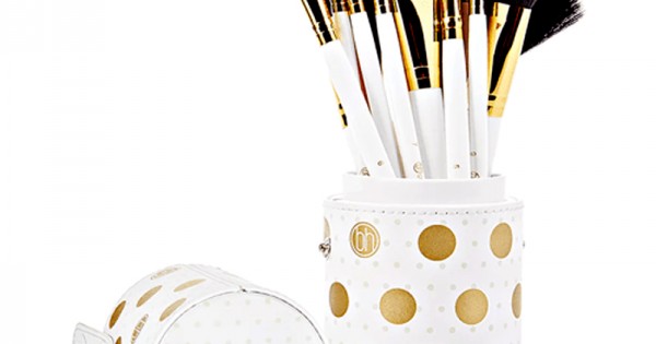BH Cosmetics White Dot Collection Brush Set - 11 Piece