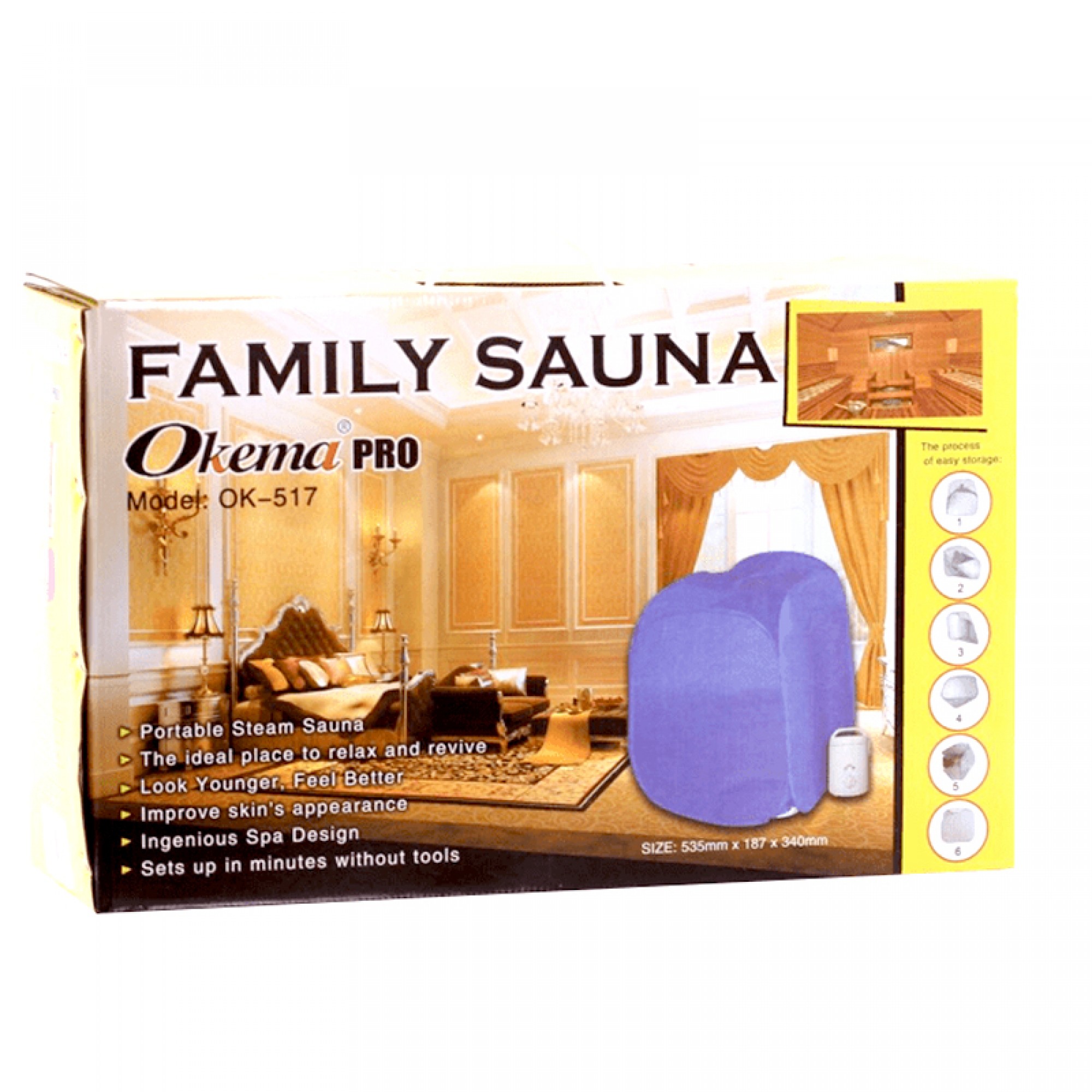 Okema Portable Steam Sauna - OK517