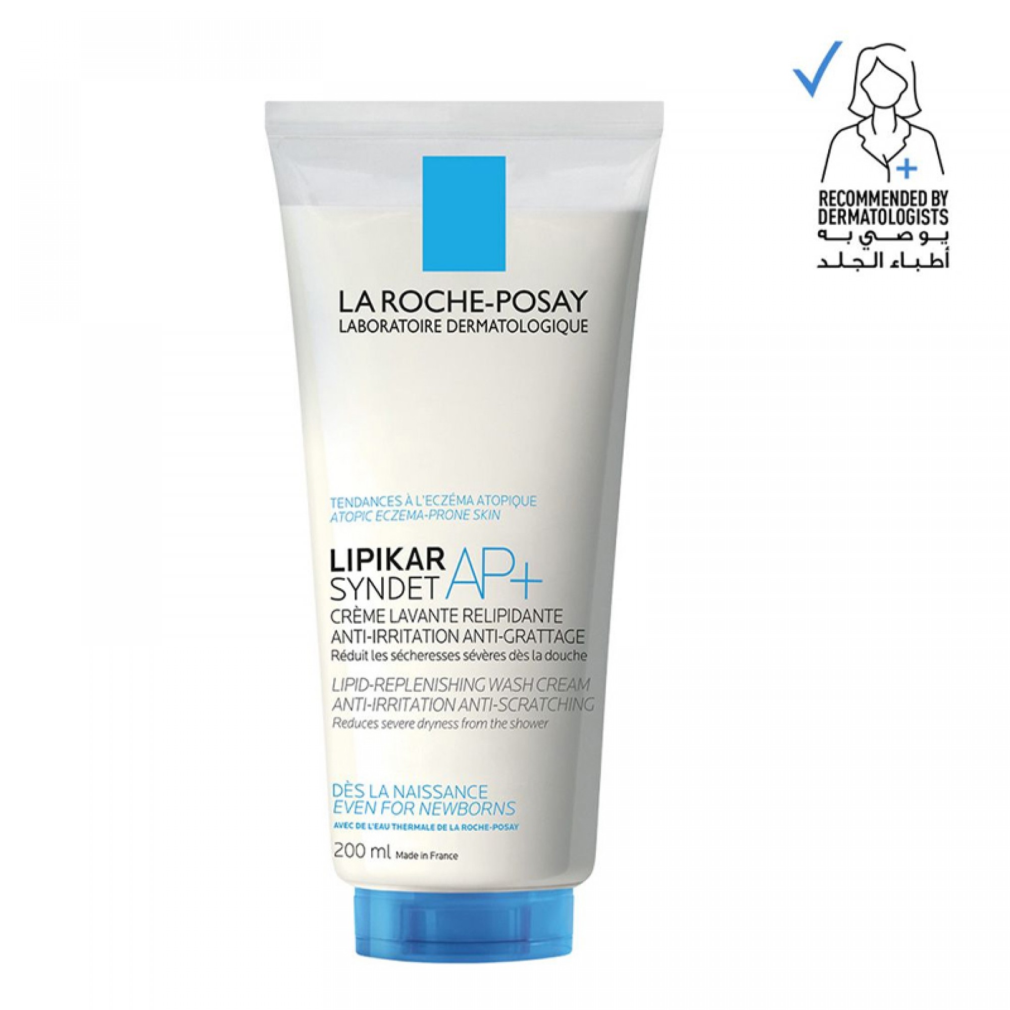 La Roche-Posay, Lipikar Syndet Ap+, Wash Cream, Anti-Irritation & Anti ...