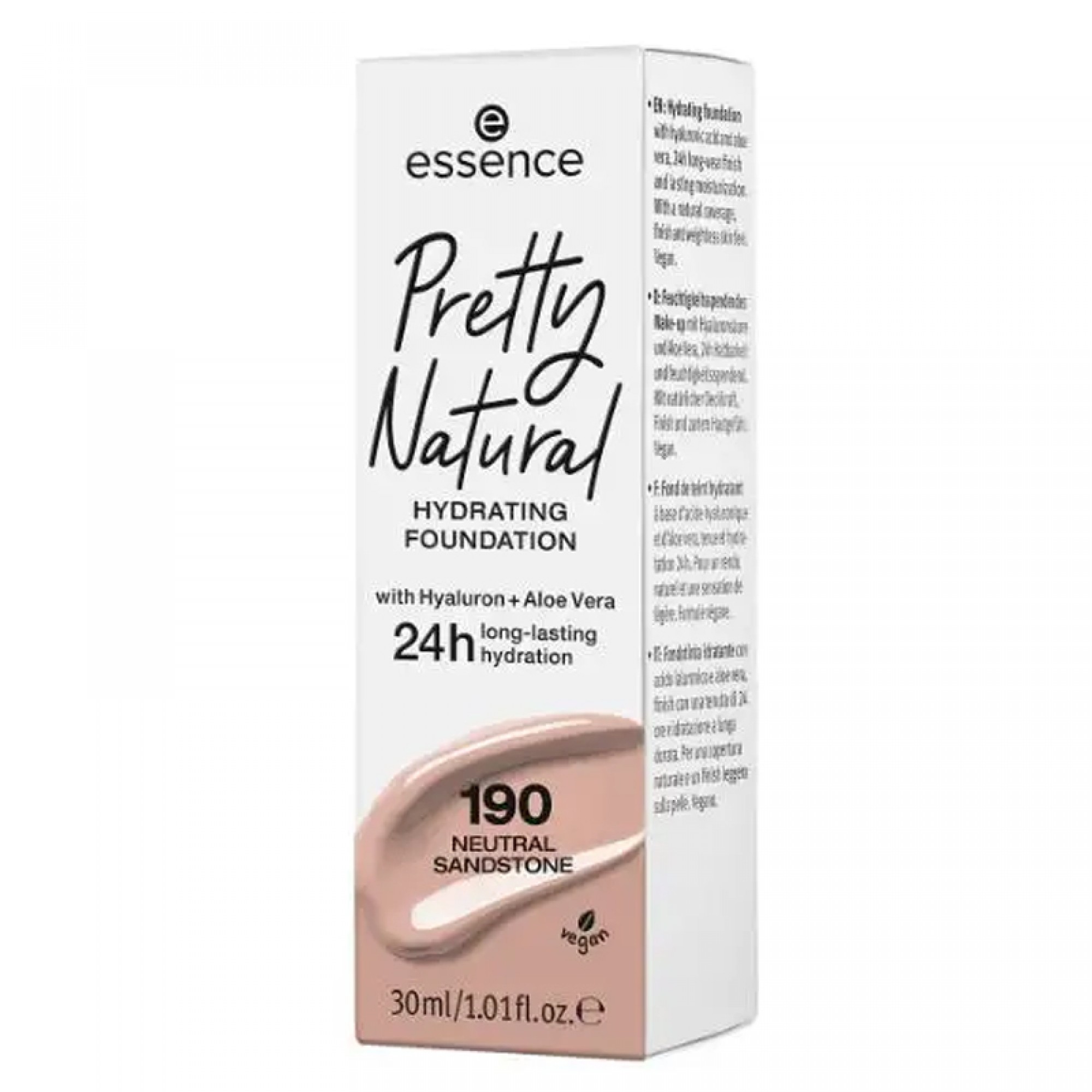 Essence Pretty Natural Hydrating Found. 190- Nude