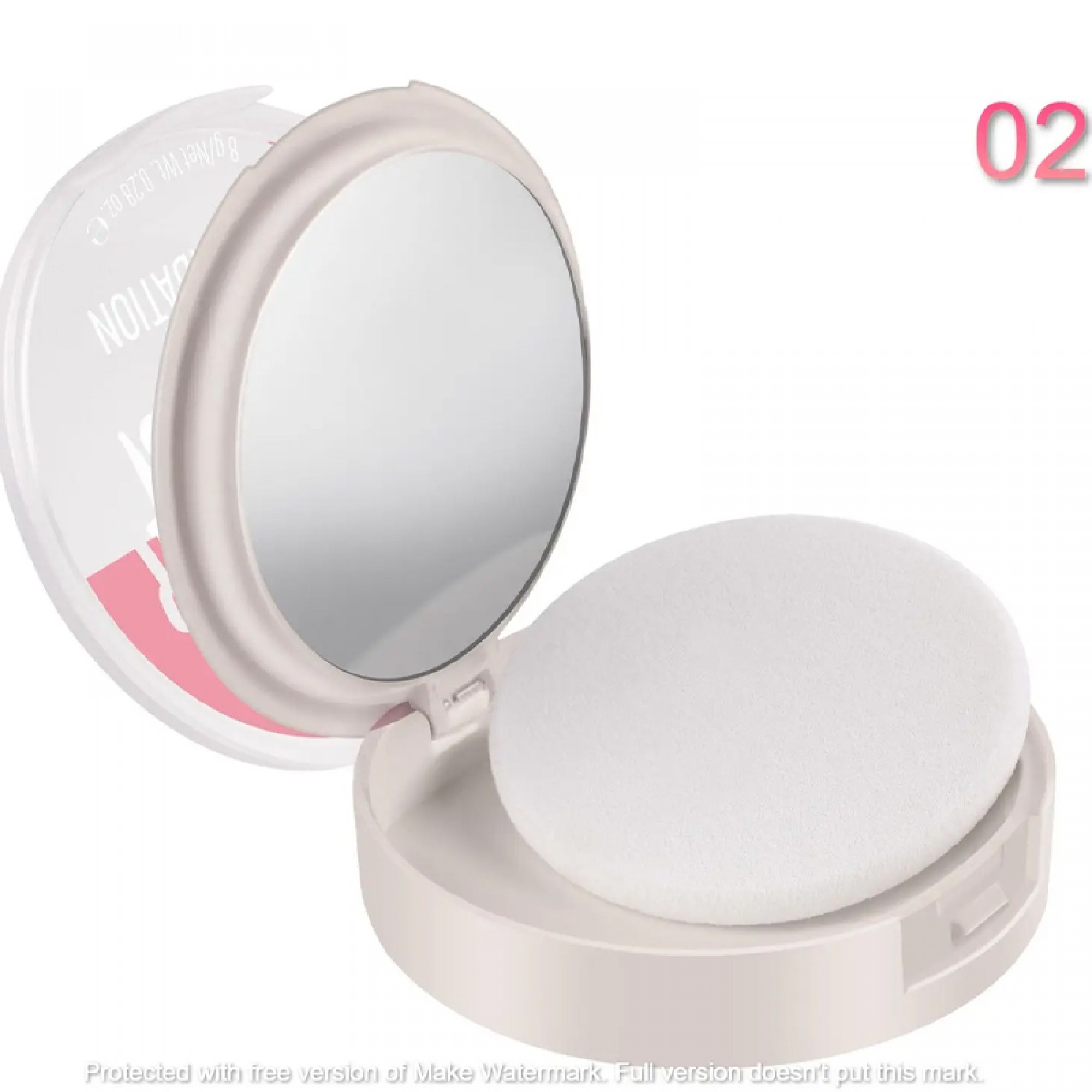 Essence 16h Cover & Last Powder Foundation 02 - Nude