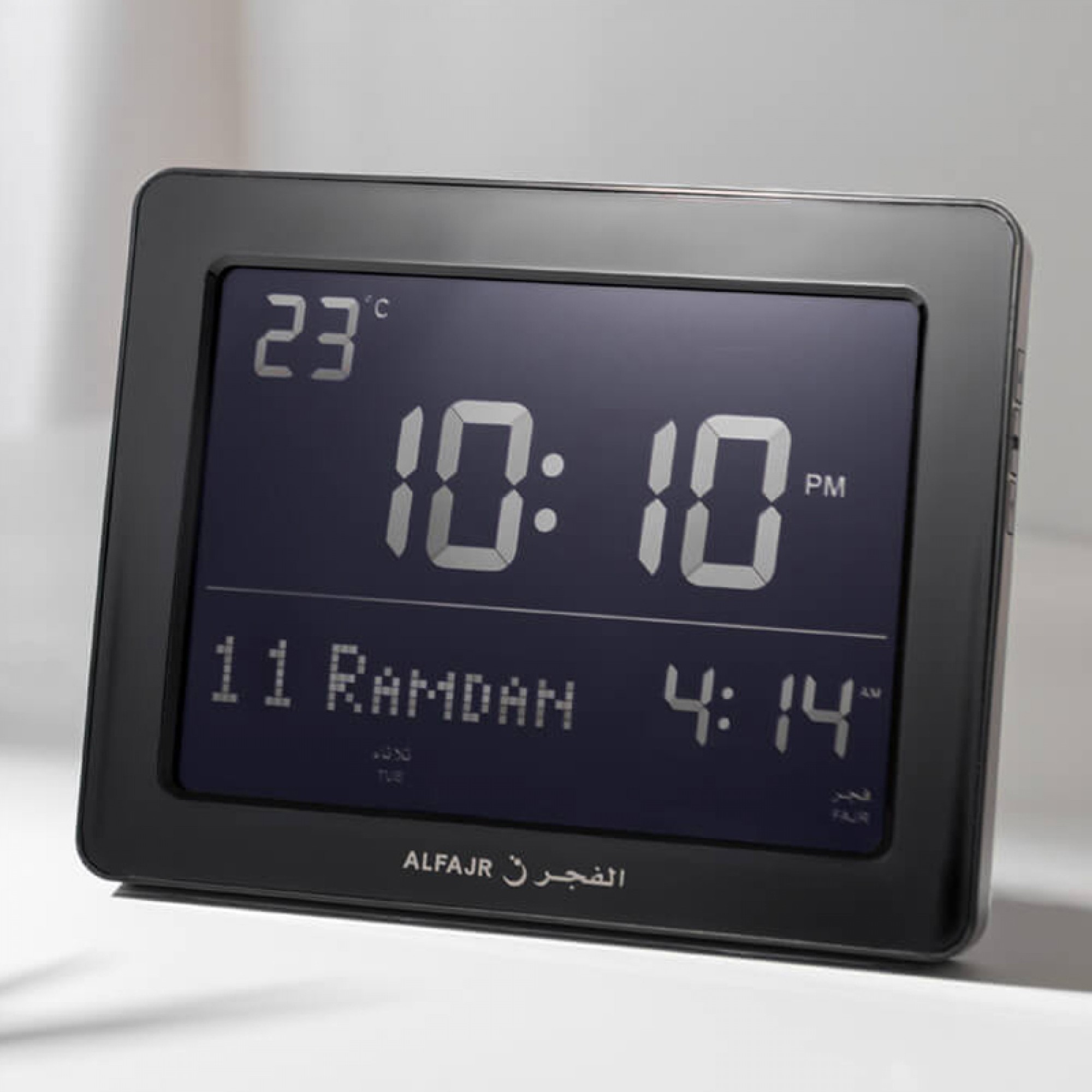 Alfajr Desk Clock black CF-19