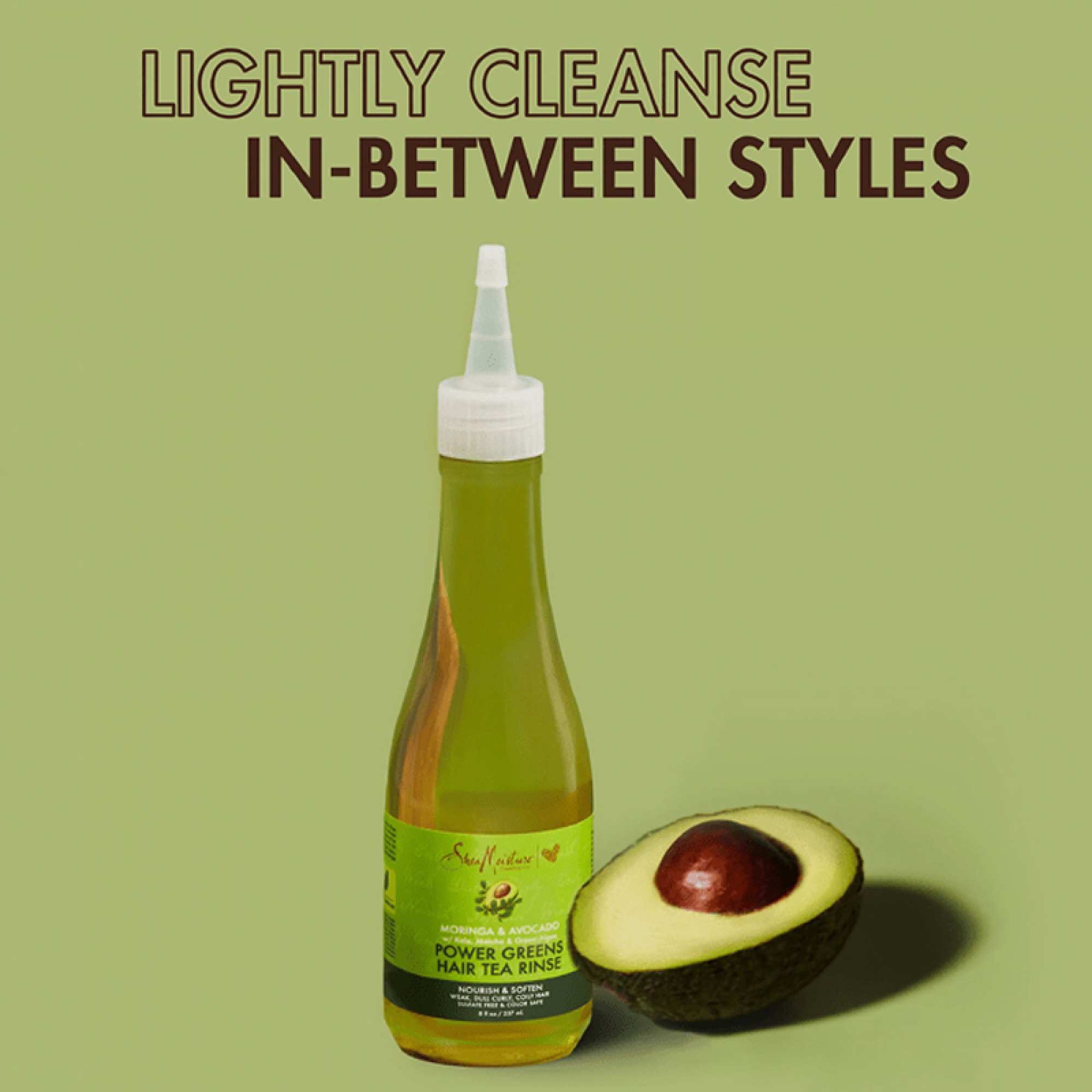 Shea Moisture Moringa & Avocado Power Greens Hair Tea Rinse - 237ml