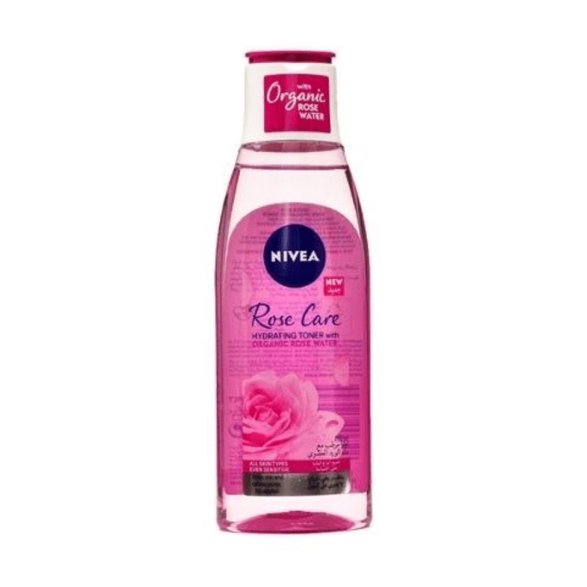 Nivea Rose Care Face Toner Hydrating with Organic Rose Water - 200ml