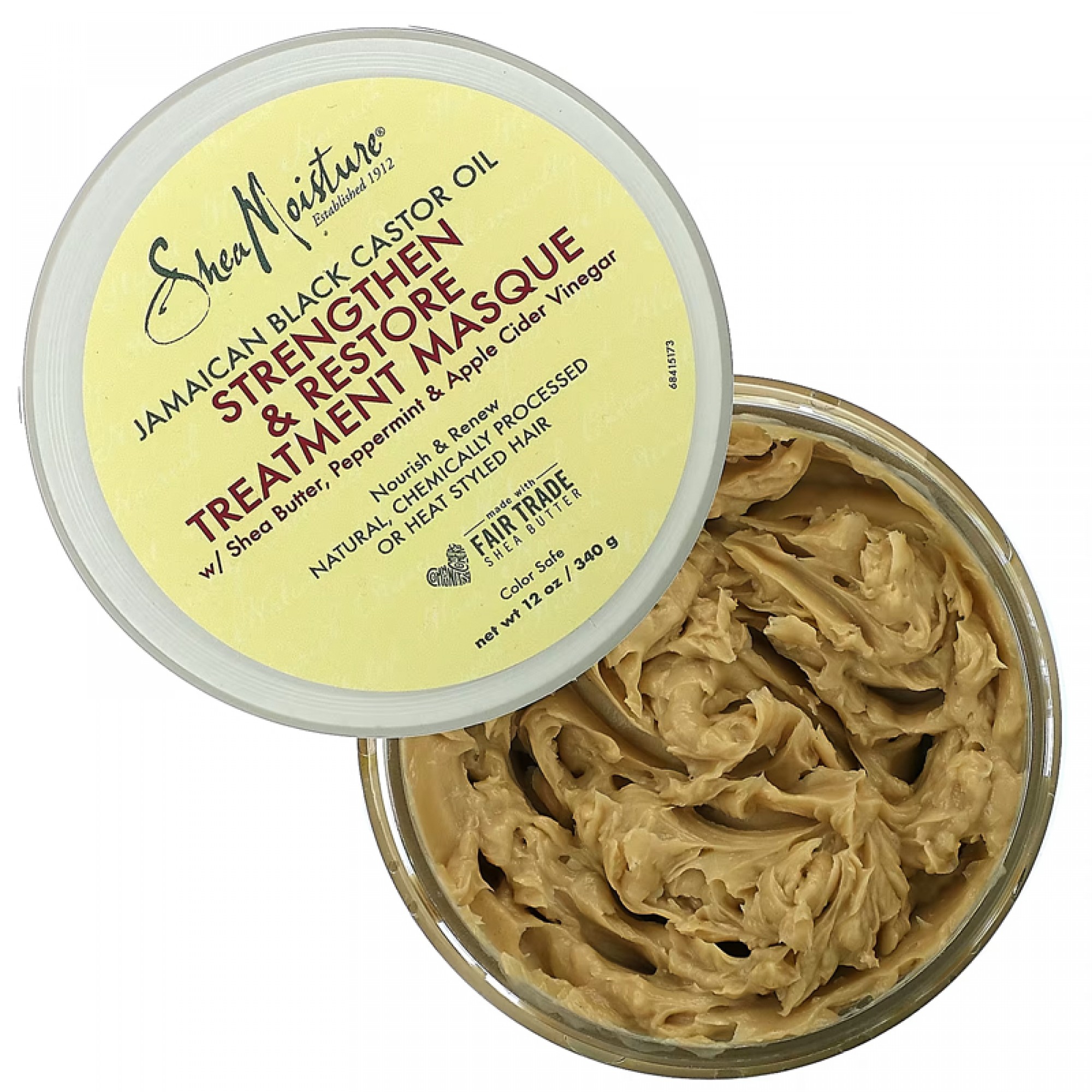 Shea Moisture Jamaican Black Castor Oil Strengthen, & Restore Treatment ...