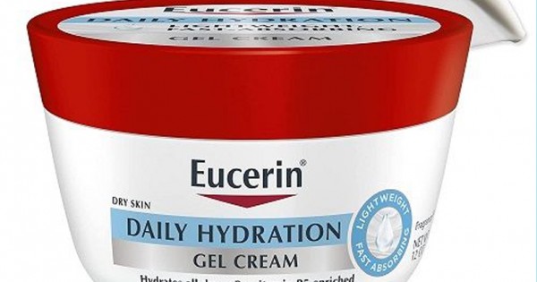 Eucerin, Daily Hydration Gel Cream, Fragrance Free, 12 oz (340 g)
