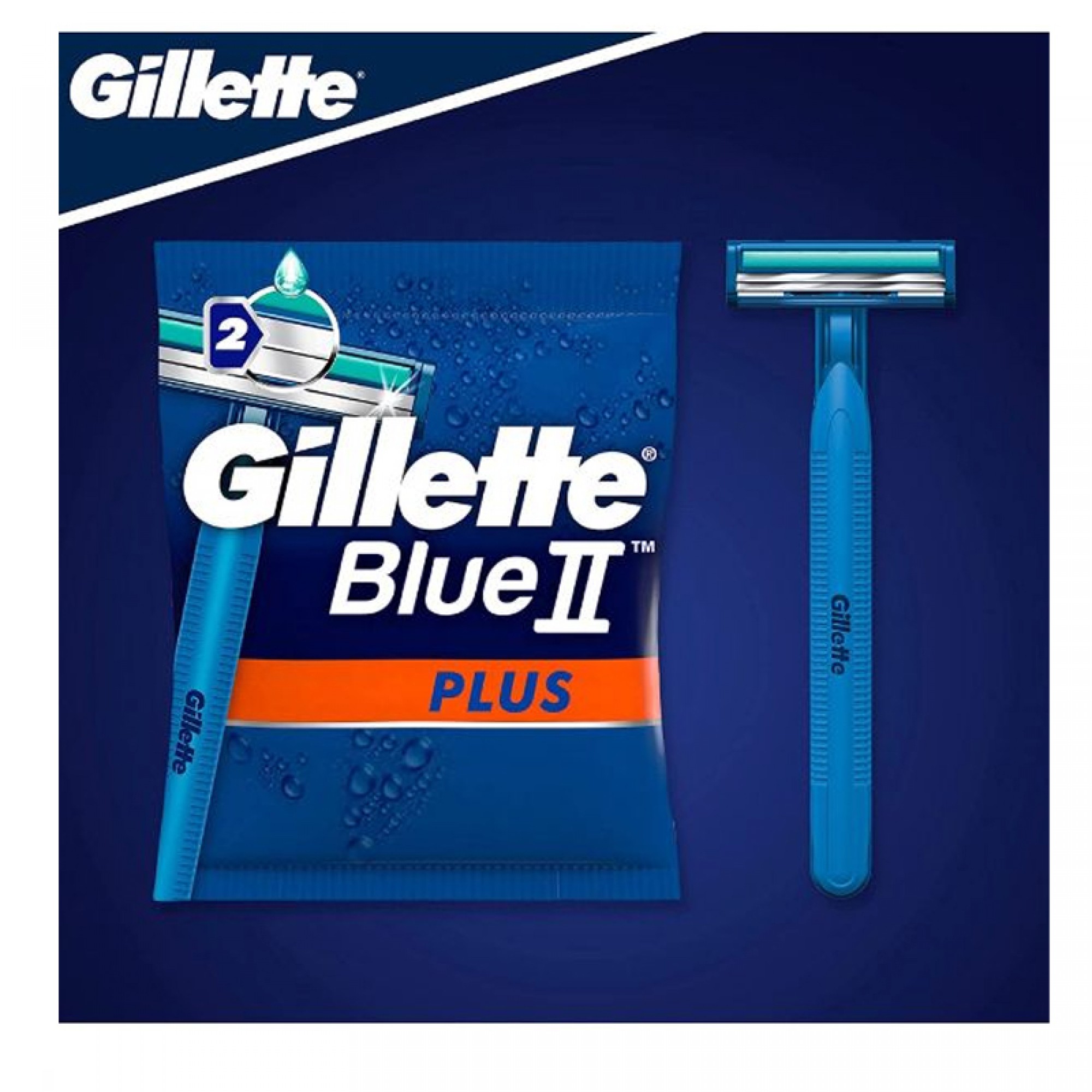 GILLETTE BLUE PLUS 10+4