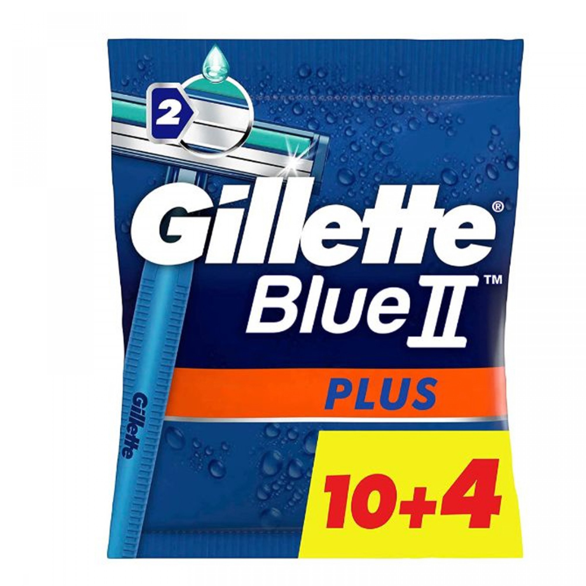 GILLETTE BLUE PLUS 10+4