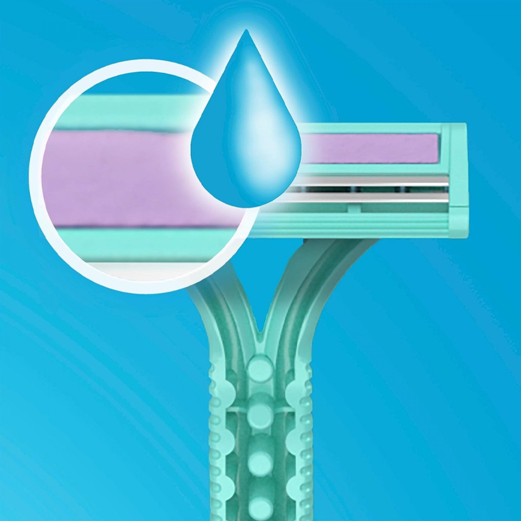 GILLETTE SIMPLY VENUS 2 BLADE DISPOSABLE RAZOR FOR WOMEN 4PCS