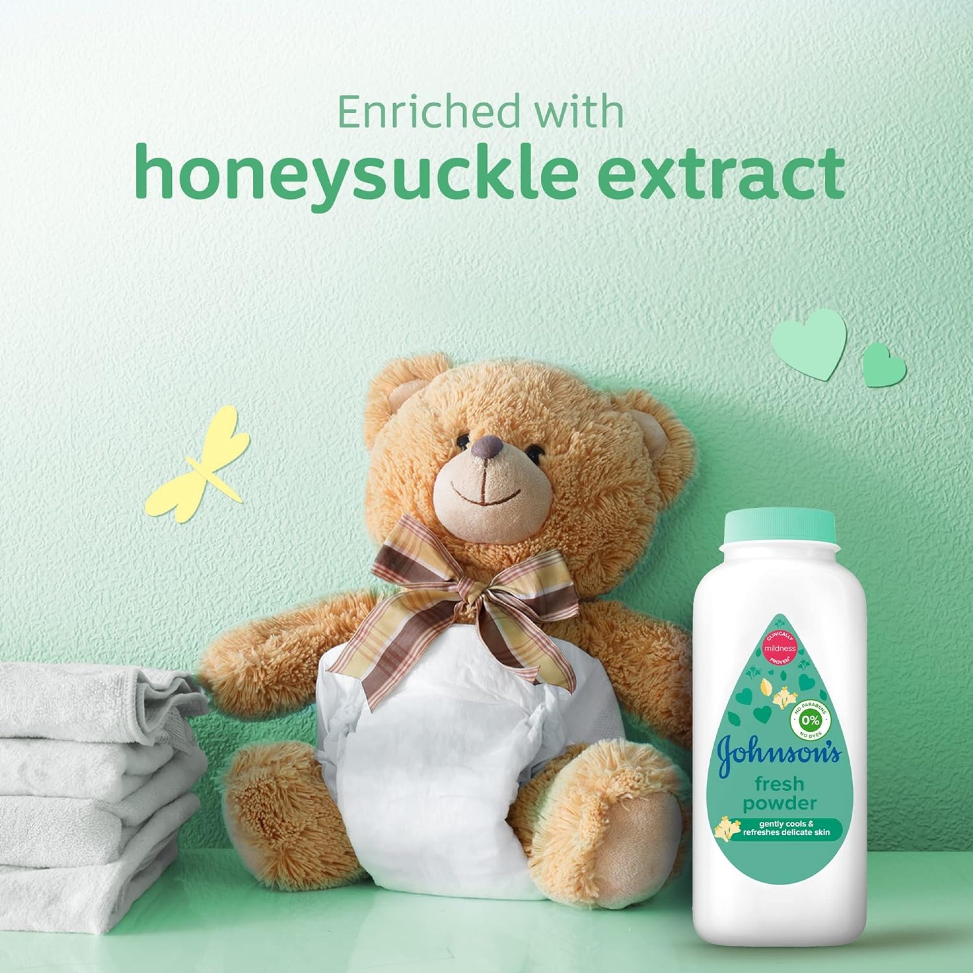 JOHNSON’S Baby Powder, Fresh, 200g