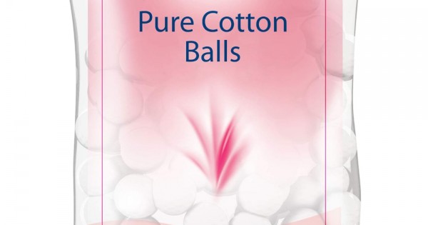 JOHNSON’S Baby Pure Cotton Balls, 50 balls