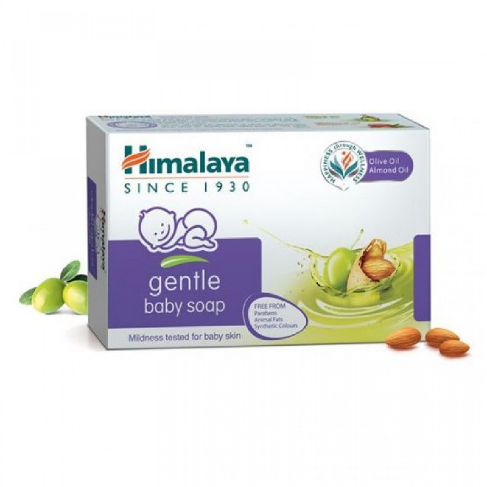Himalaya Gentle Baby Soap - With Oils Of Olive & Almond, For Daily Use ...