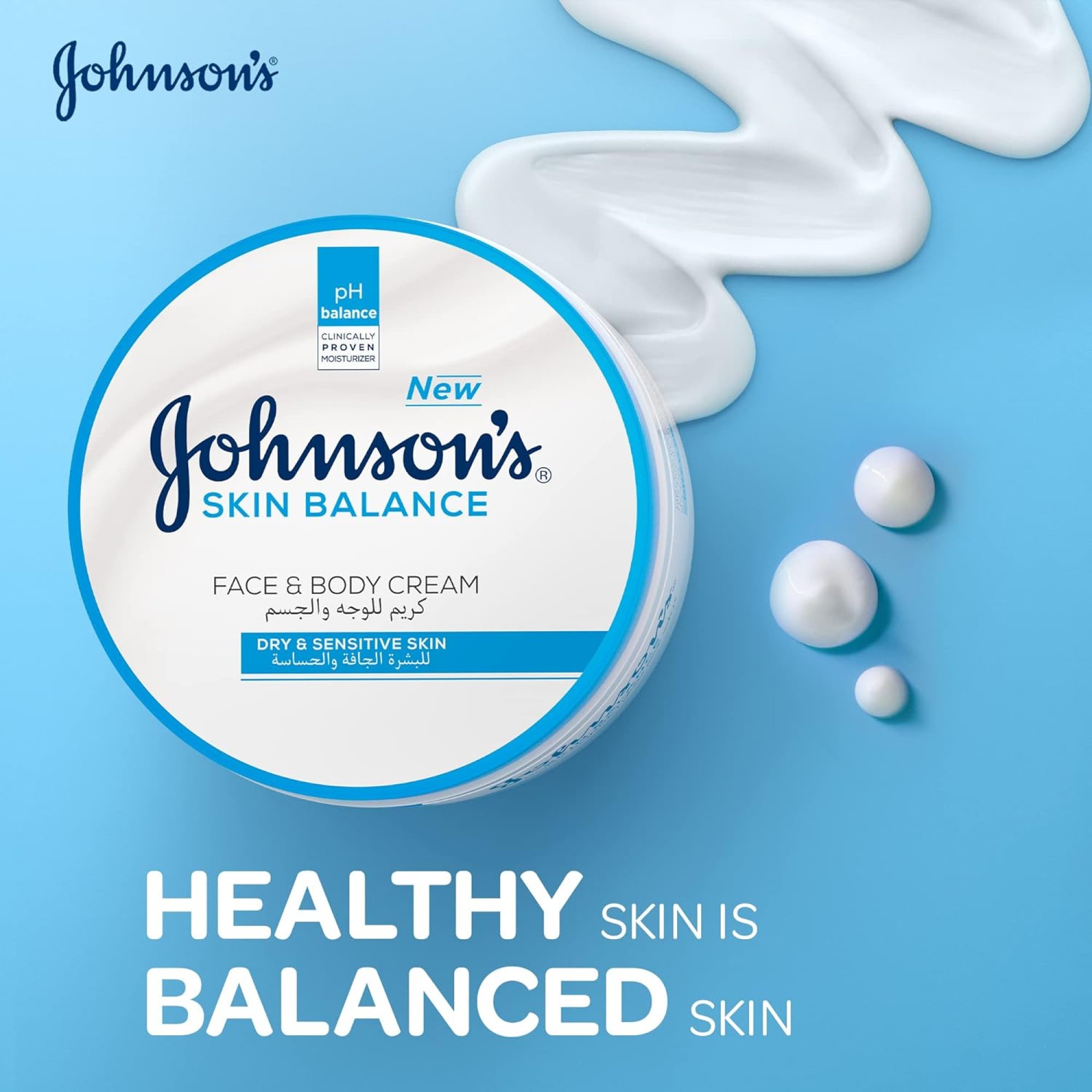 Johnson's Skin Balance Body Lotion Normal To Dry Skin 250ml