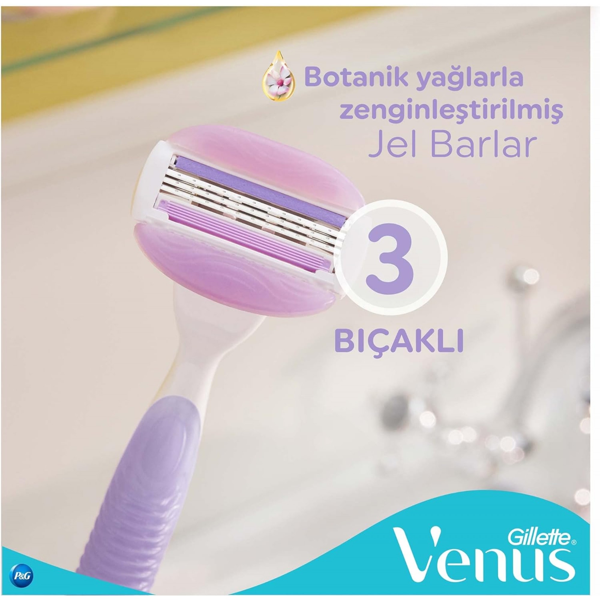 Gillette Venus Breeze Women Razor With 2 Refill Blades