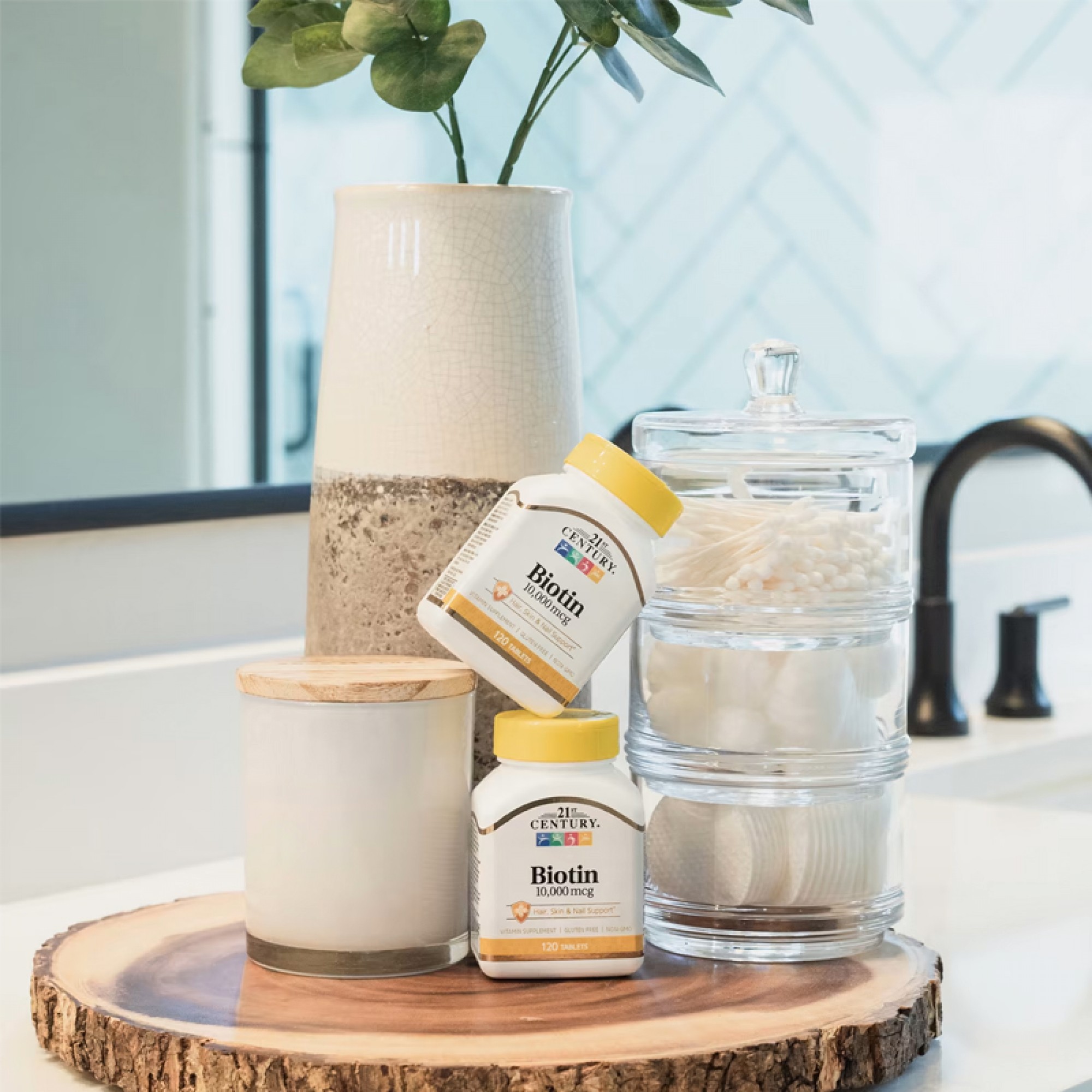 21st Century, Biotin, 10,000 mcg, 120 Tablets