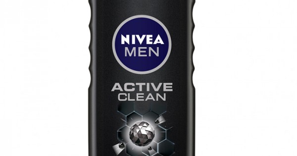 NIVEA Active Clean Shower Gel with Charcoal, 500ml