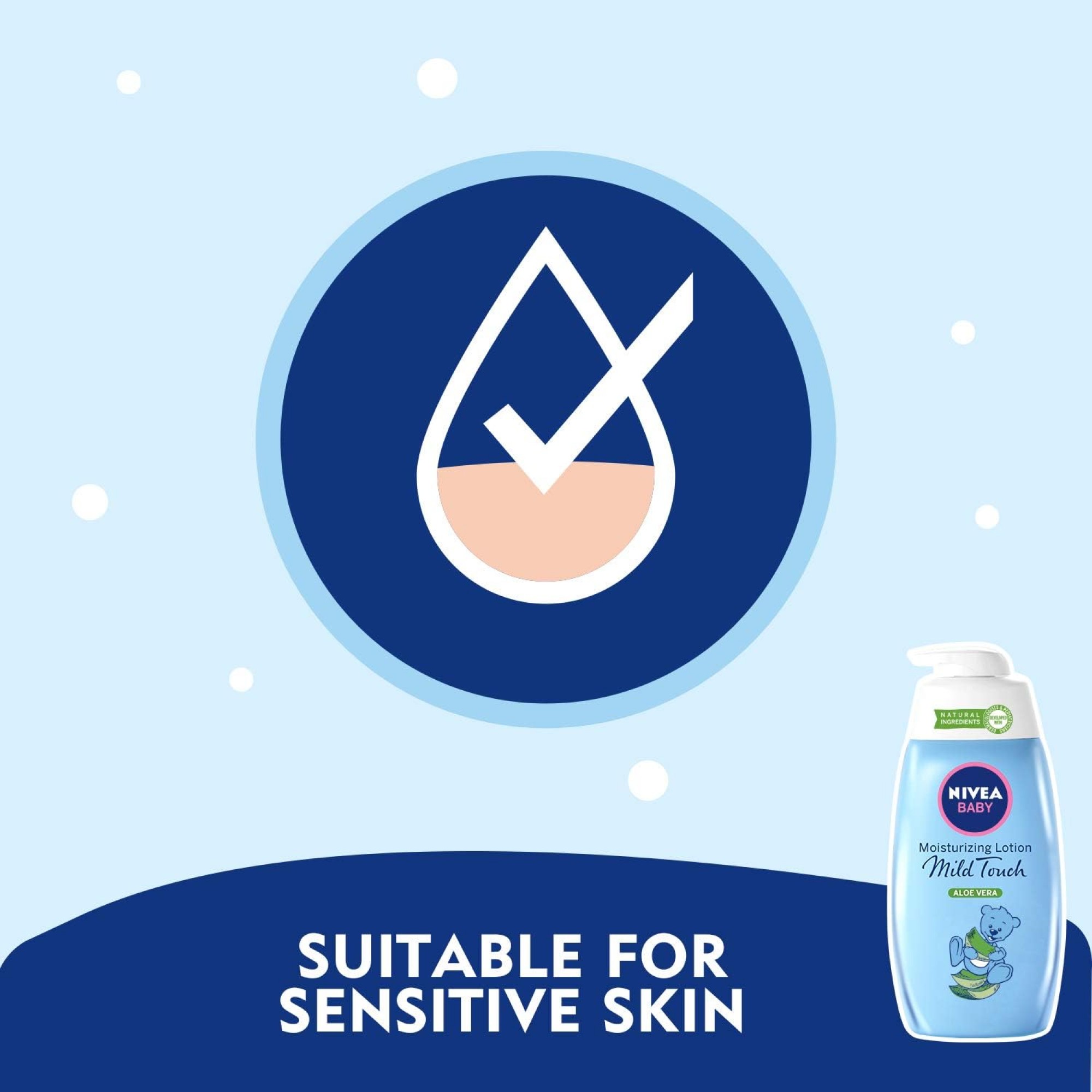 Nivea Baby Moisturising Lotion Mild Touch Aloe Vera - 500ml