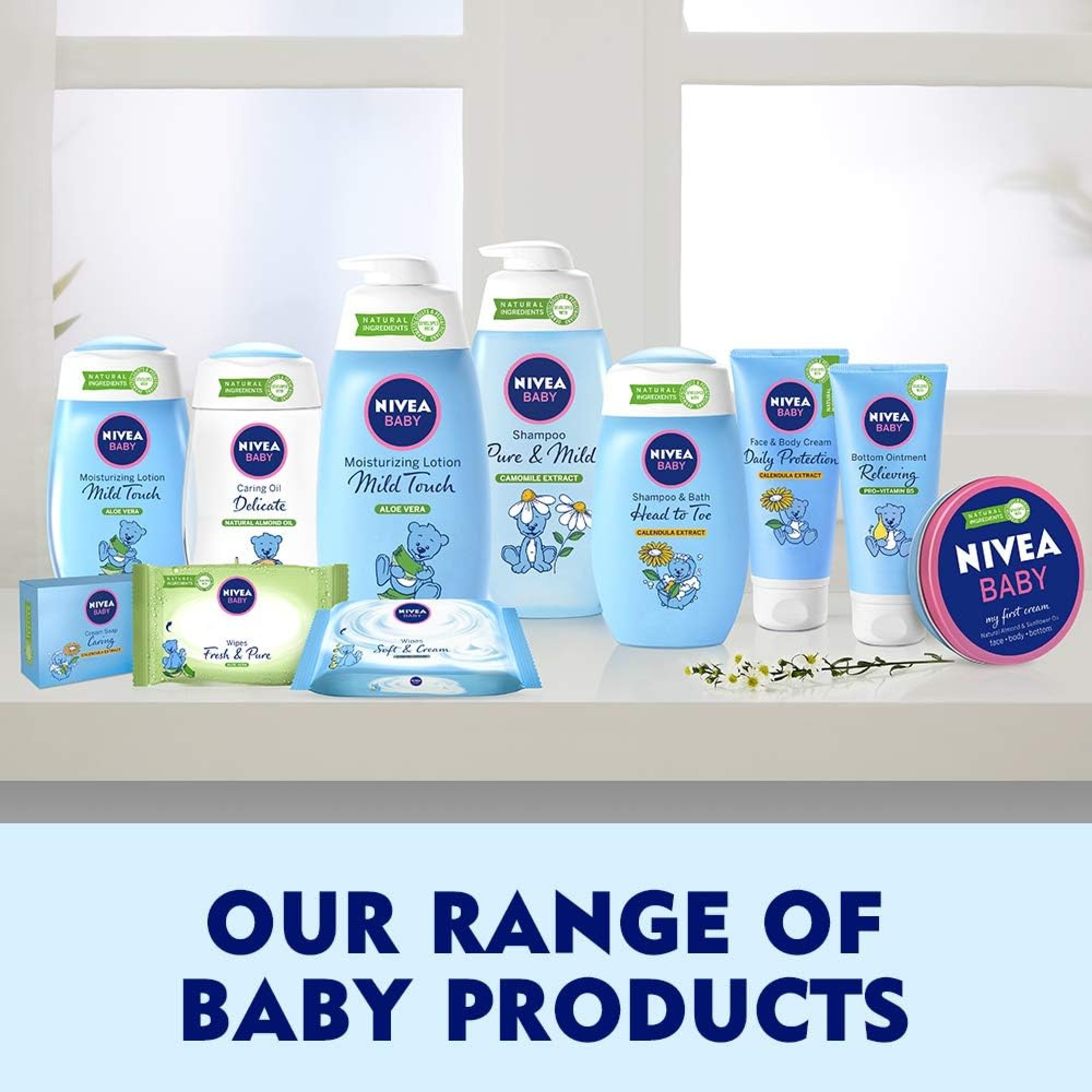 Nivea Baby Moisturising Lotion Mild Touch Aloe Vera - 500ml