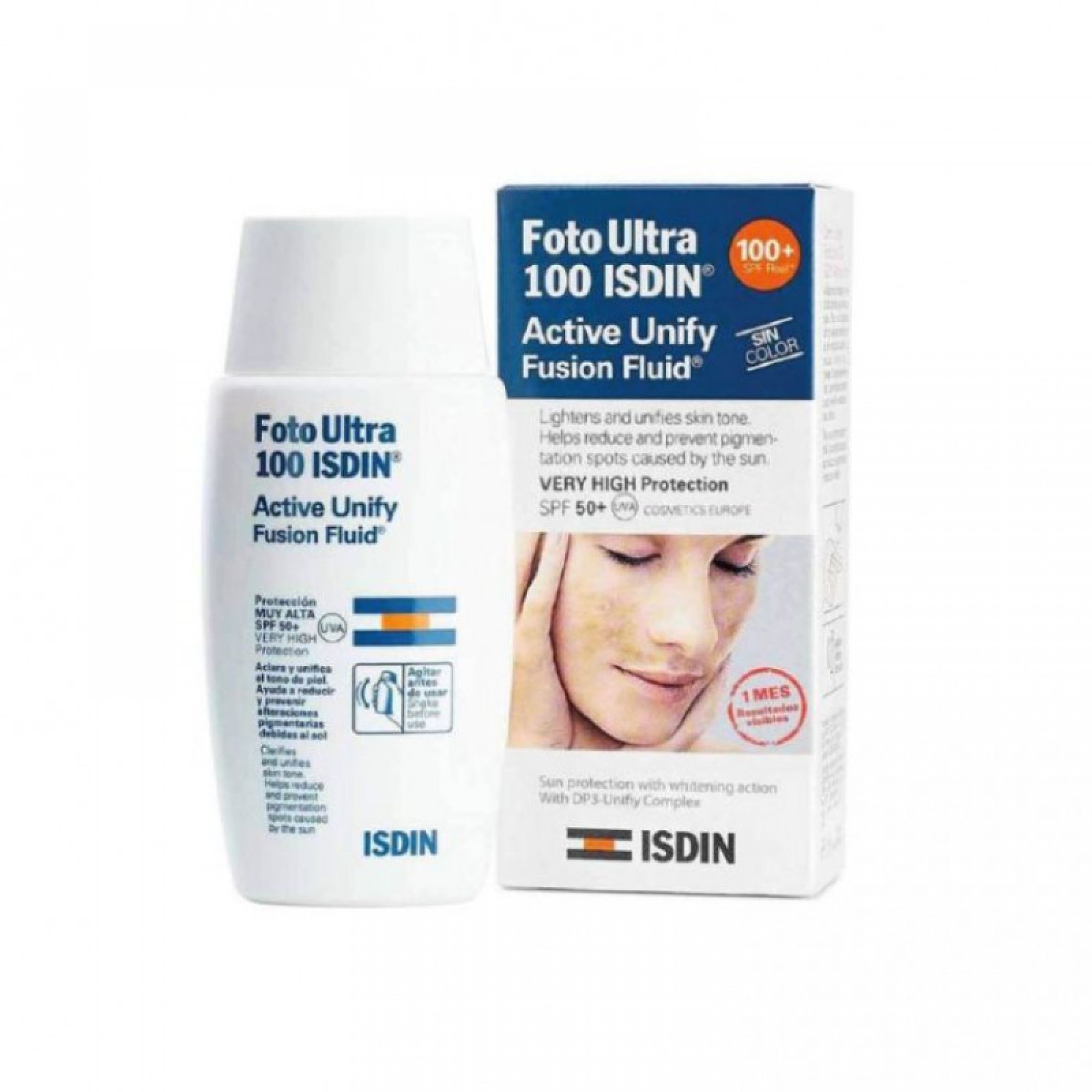 Isdin Active Unify Fusion Fluid Face Sunscreen, 50 Ml