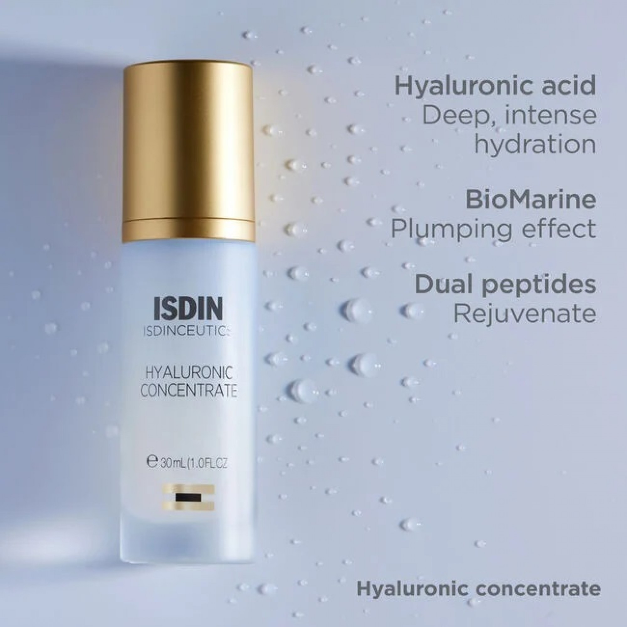 Isdin Isdinceutics Hyaluronic Concentrate, Light Ultra Hydrating Facial ...