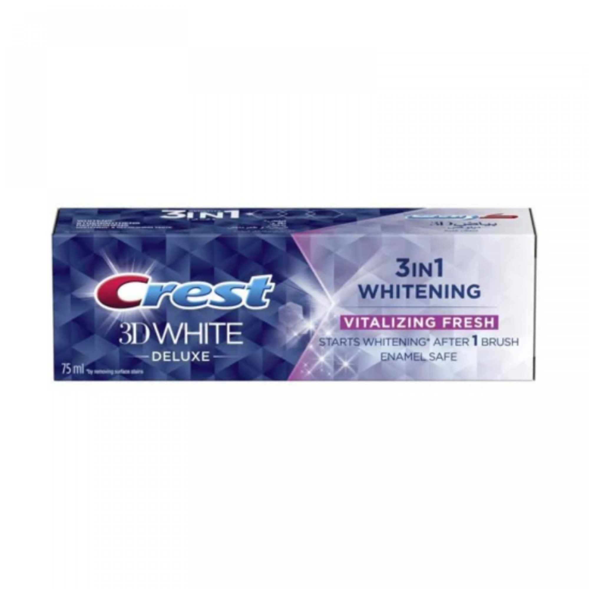 Crest 3D White Deluxe Vitalizing Fresh Toothpaste - 75ml